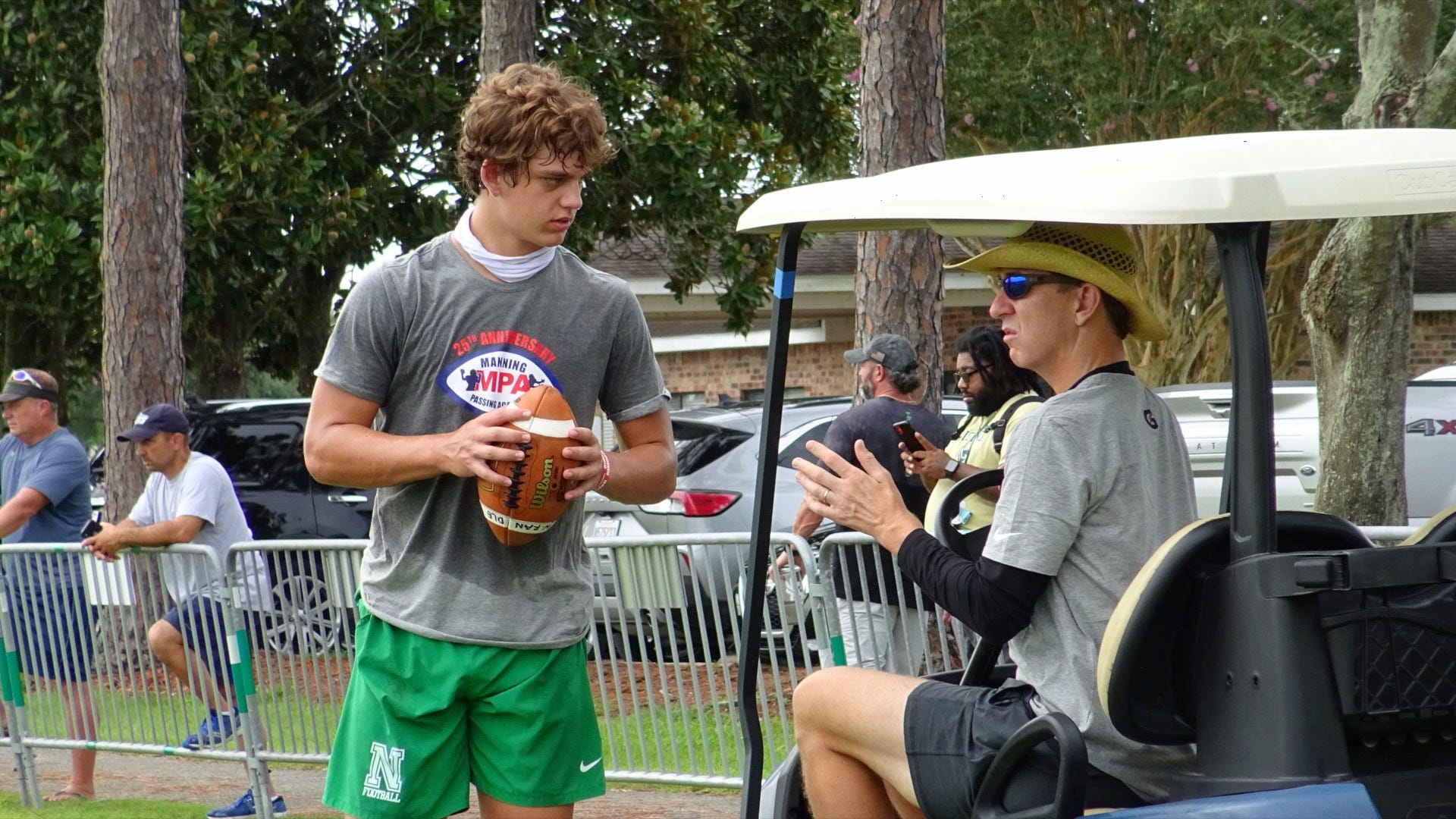 Cooper Manning discusses Arch Manning Ole Miss football visit