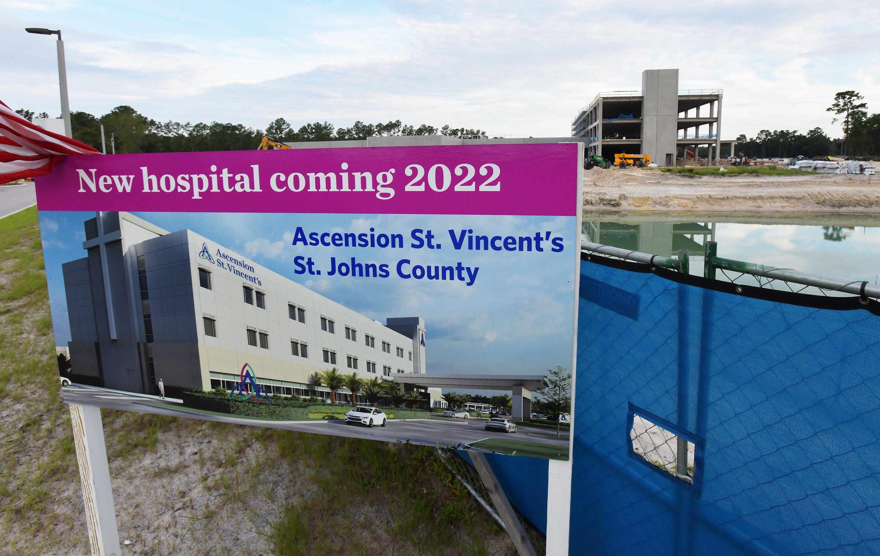 Ascension St. Vincent's planning hospital in St. Johns County in 2022