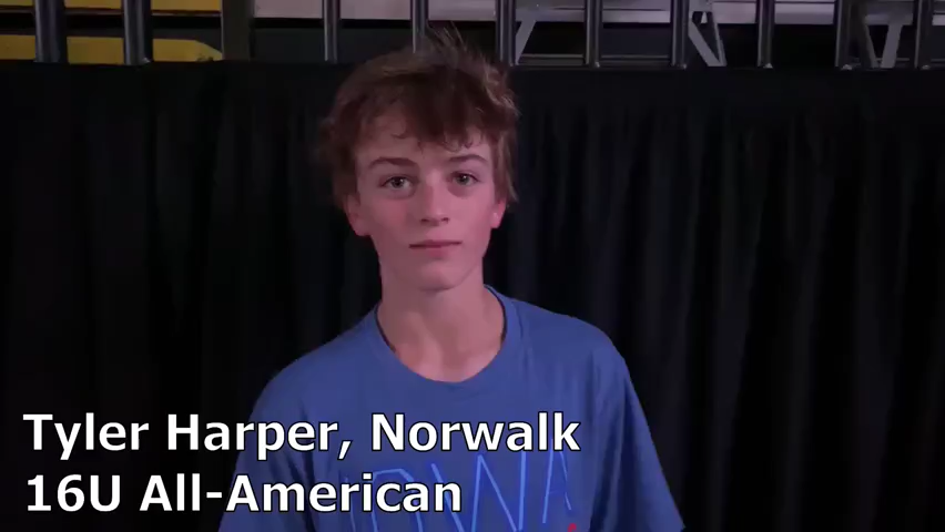 Norwalk's Tyler Harper becomes a 16U men's freestyle All-American