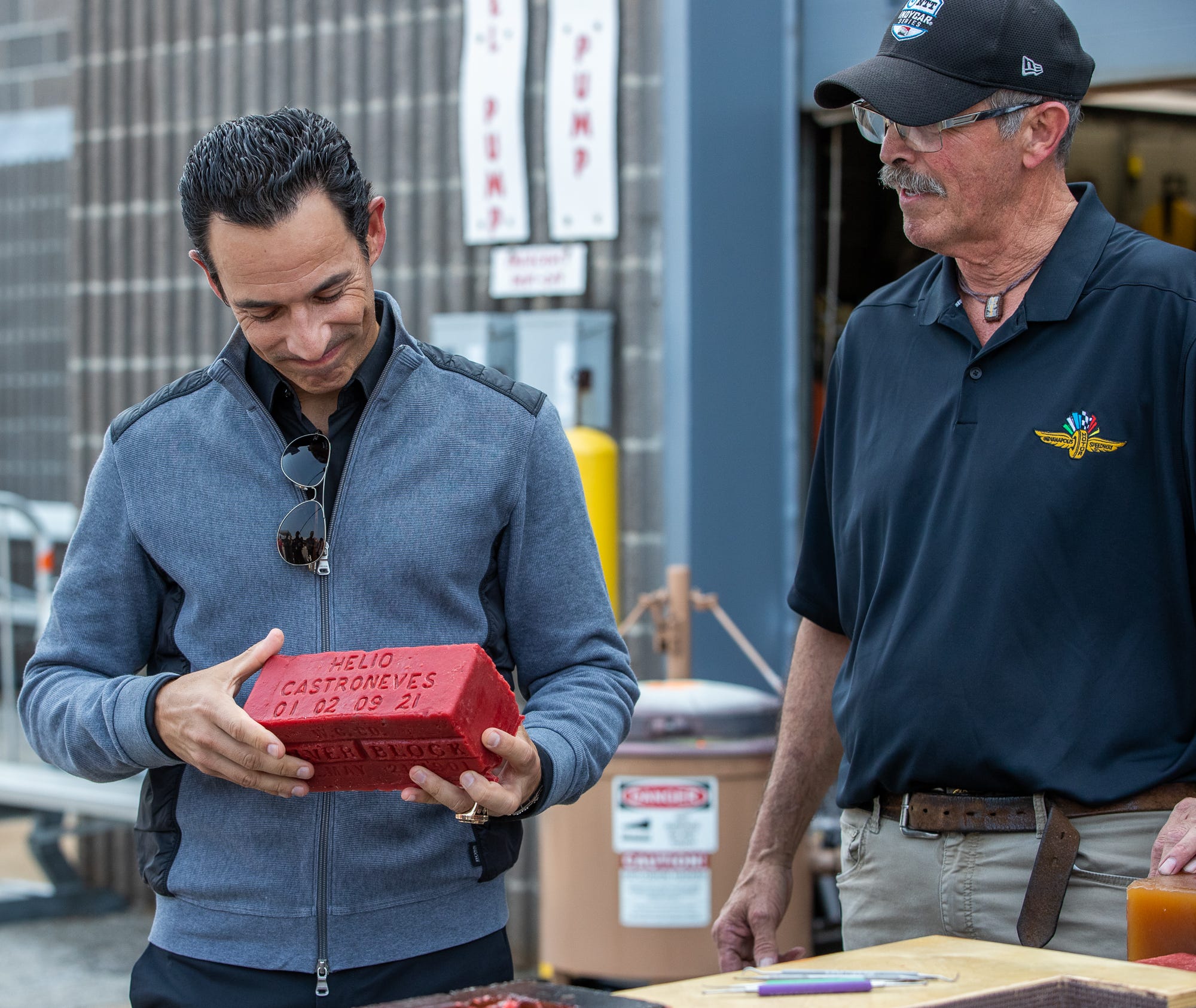 Indy 500: How IMS inserted new four-time winner bricks in the track