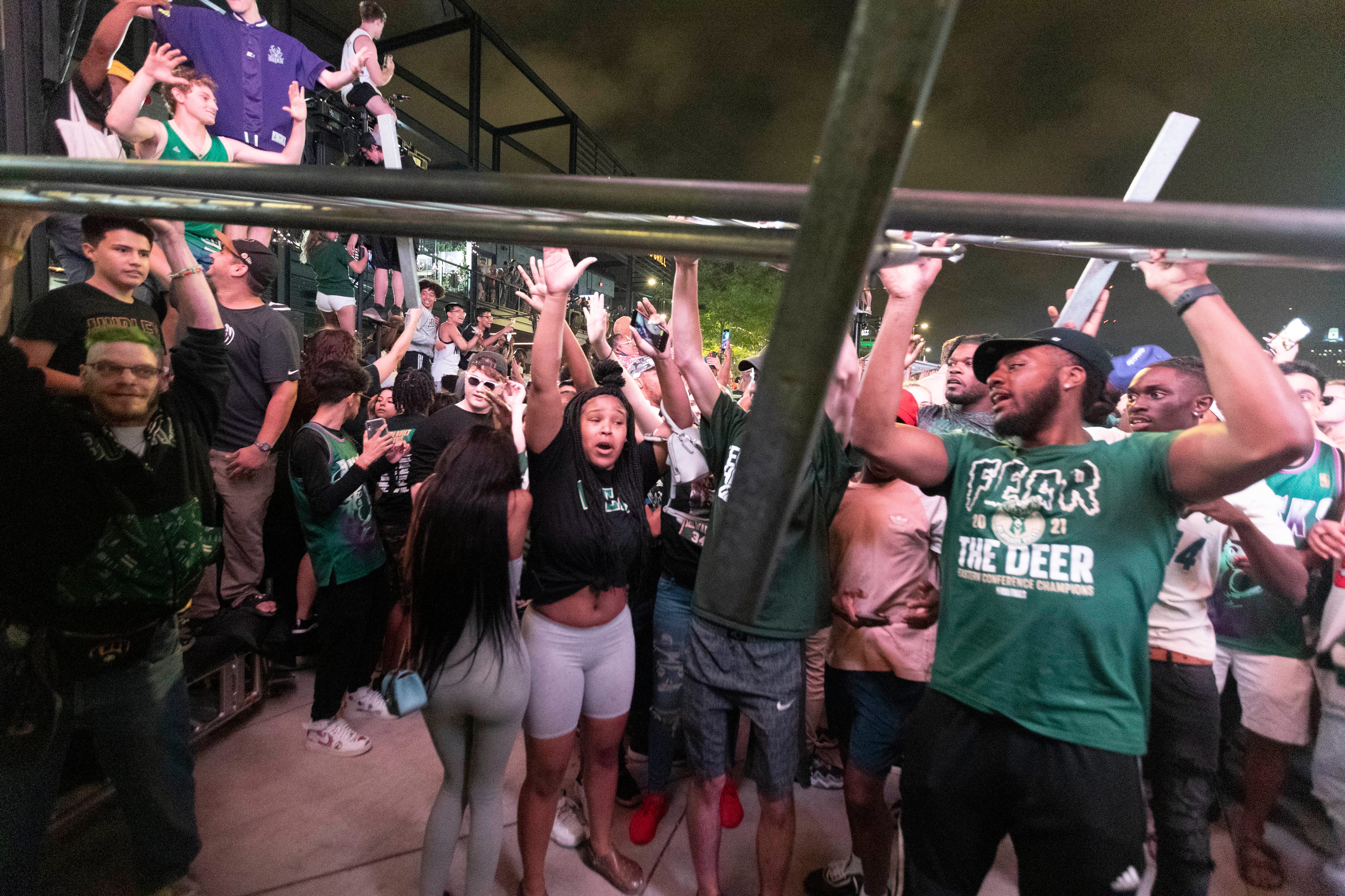 On a night to remember, Milwaukee fans rejoice as Bucks win first NBA ...