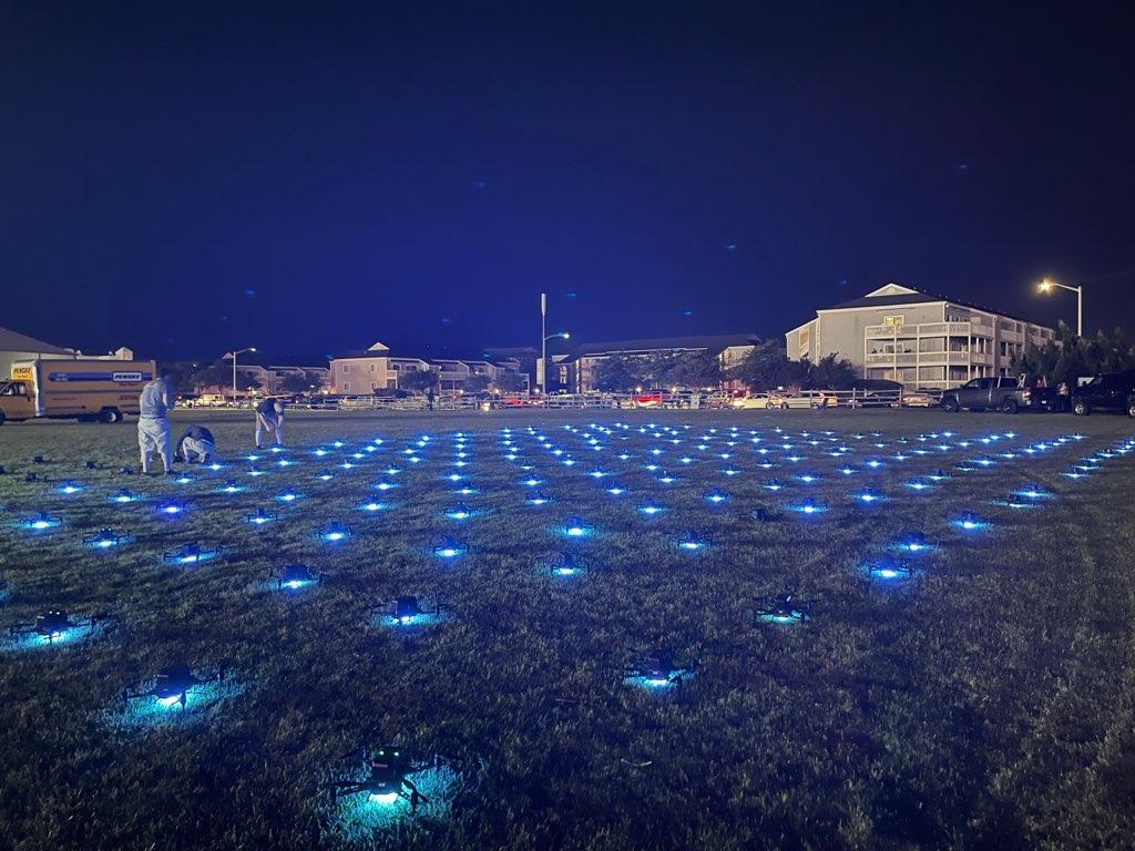 New drone show dazzles in Ocean City, Maryland