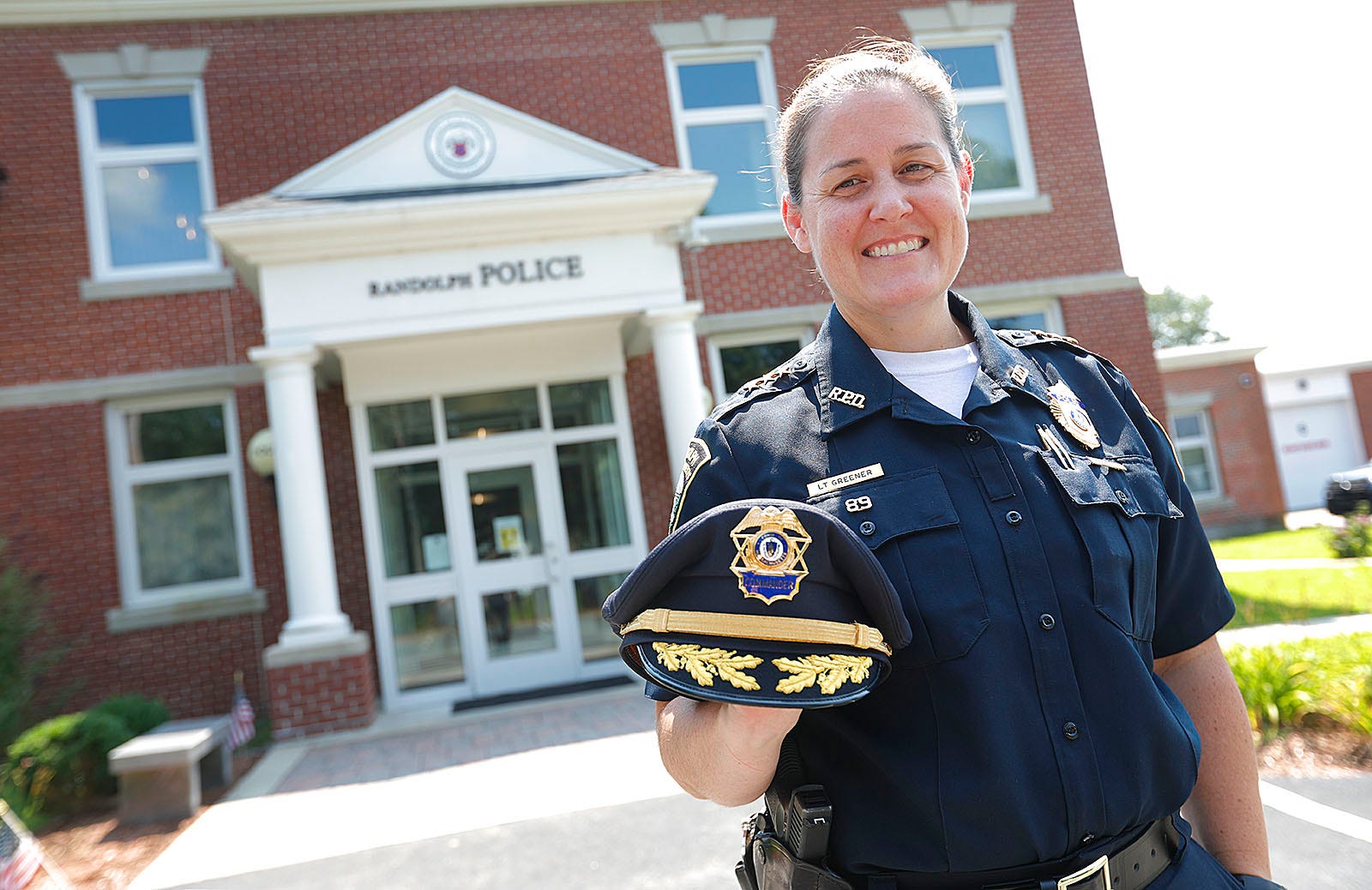 Randolph police officer makes history as town's first female police ...