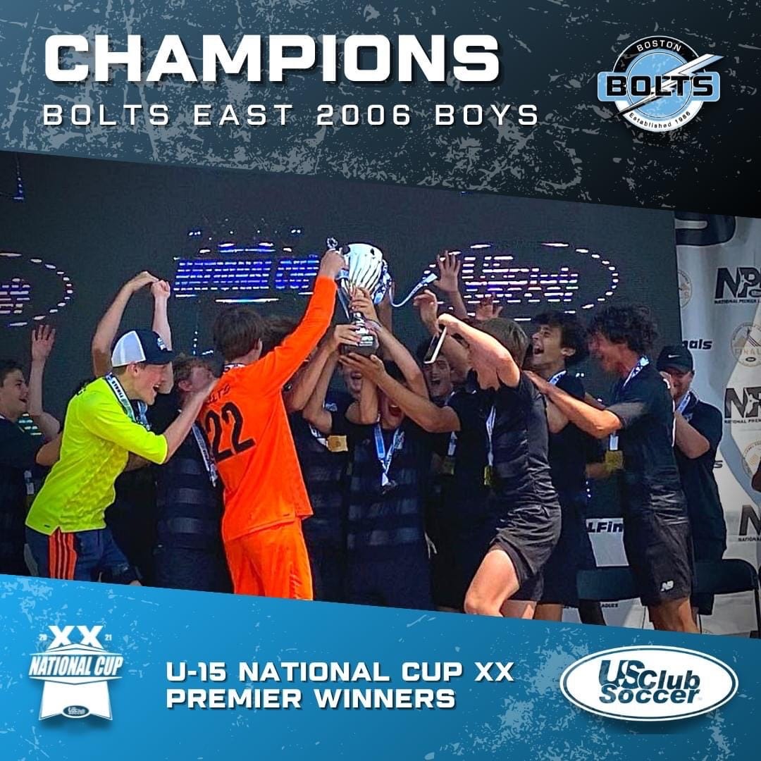 U15 Boston Bolts strike in National Cup game