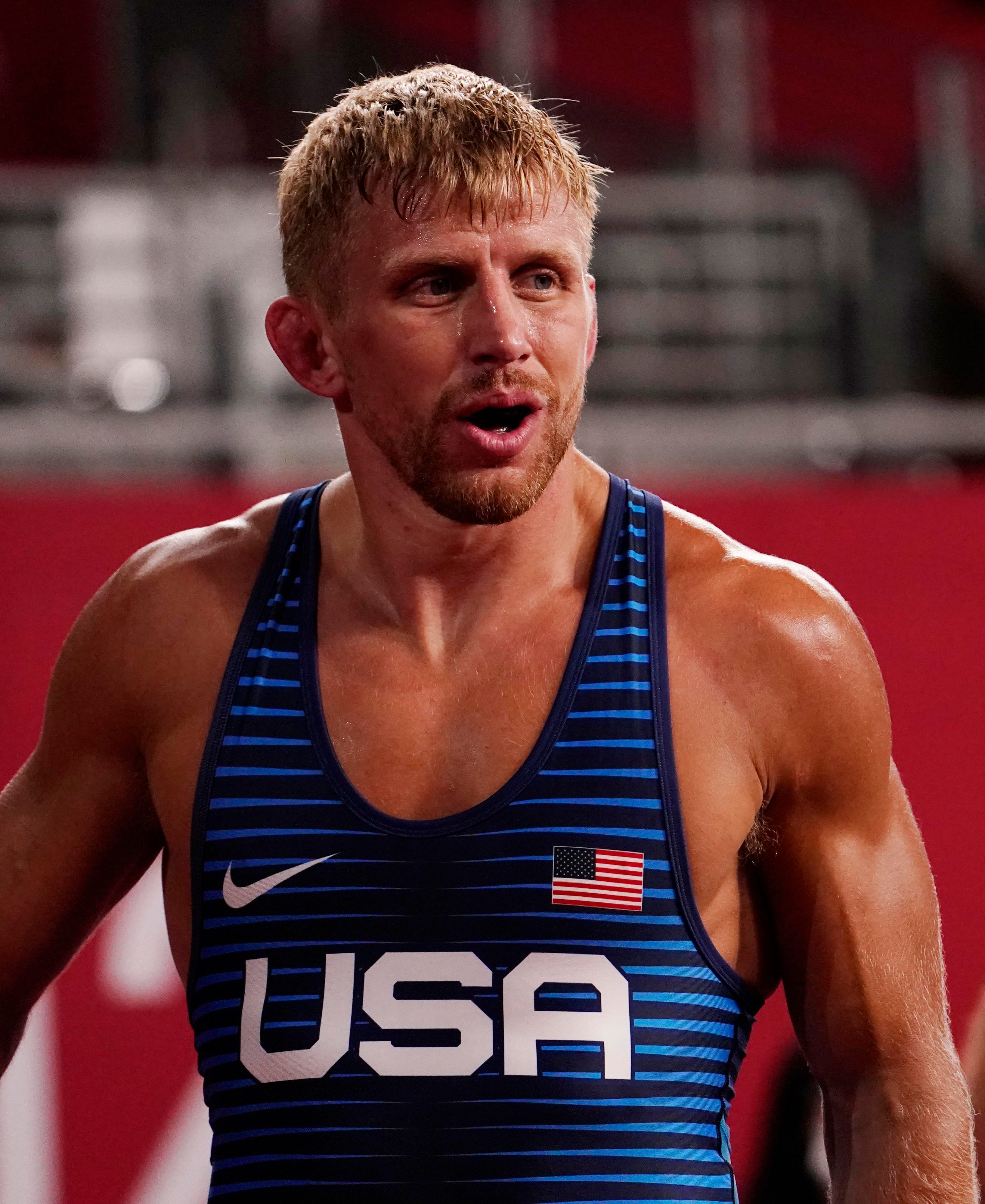 Kyle Dake of Lansing now aiming for a bronze after loss at Olympics