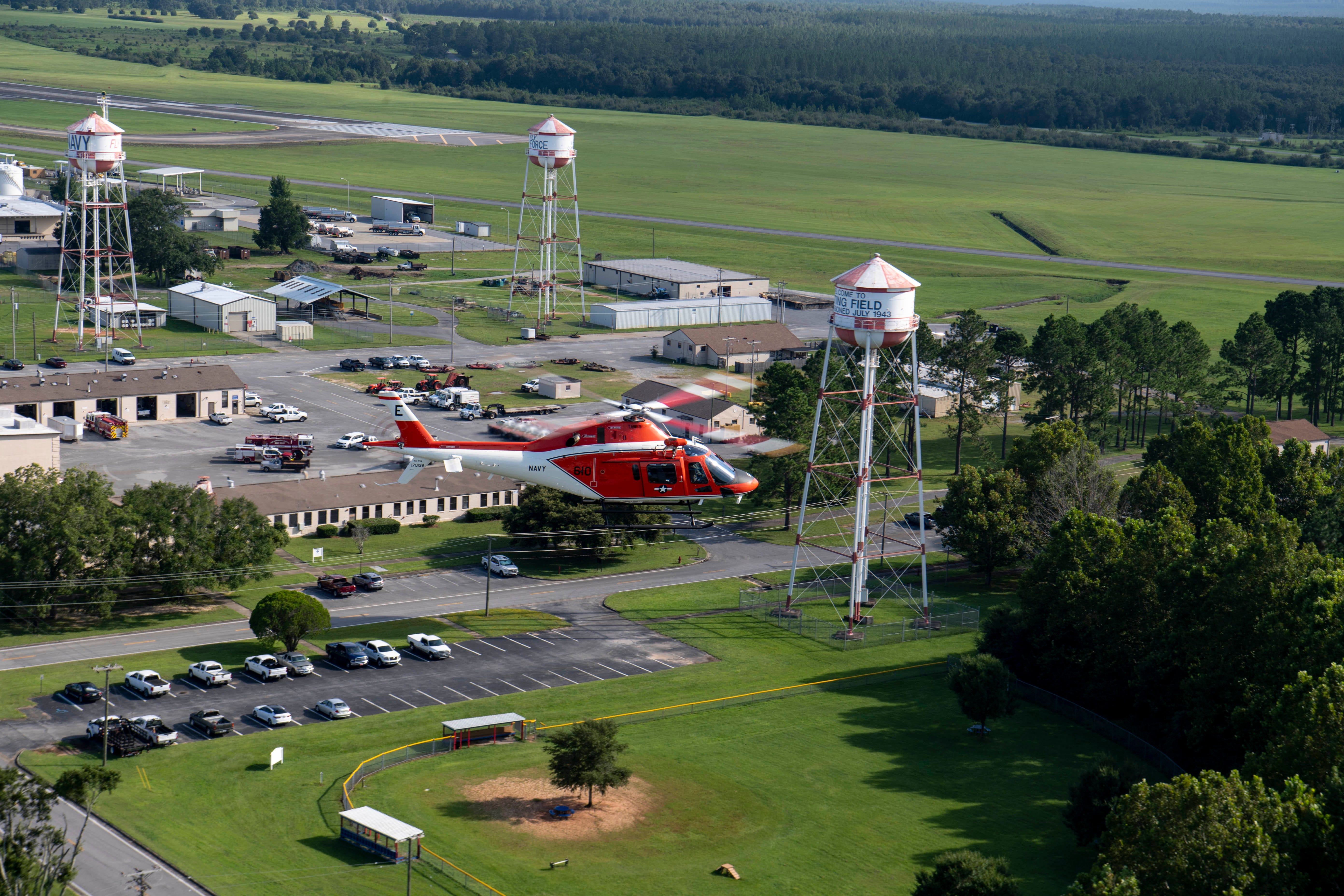 First Leonardo TH-73A helicopter arrives at NAS Whiting Field