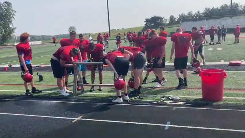 Fairview football team starts heat acclimatization week