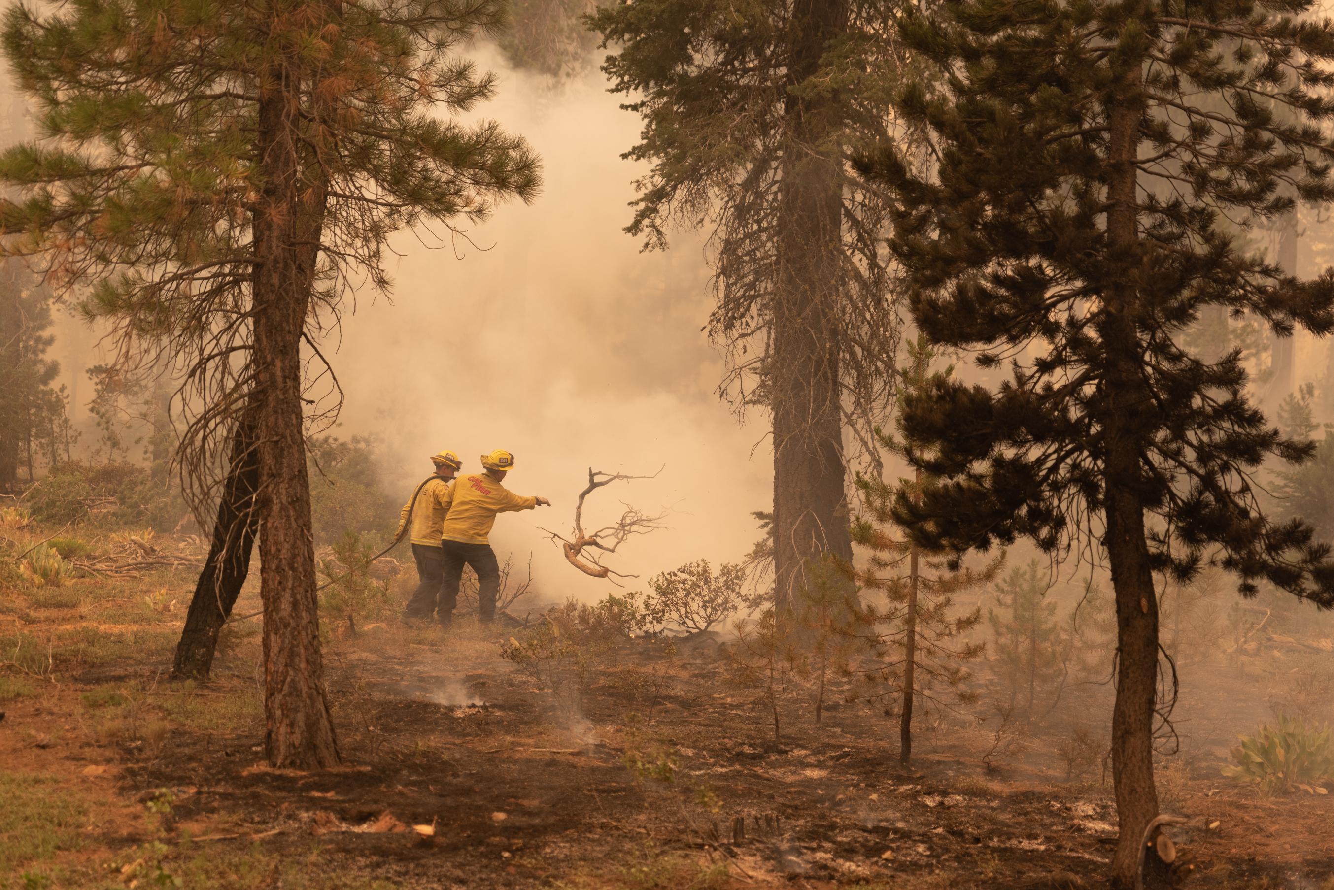 Dixie Fire burns historic fire lookout in Lassen Volcanic National Park