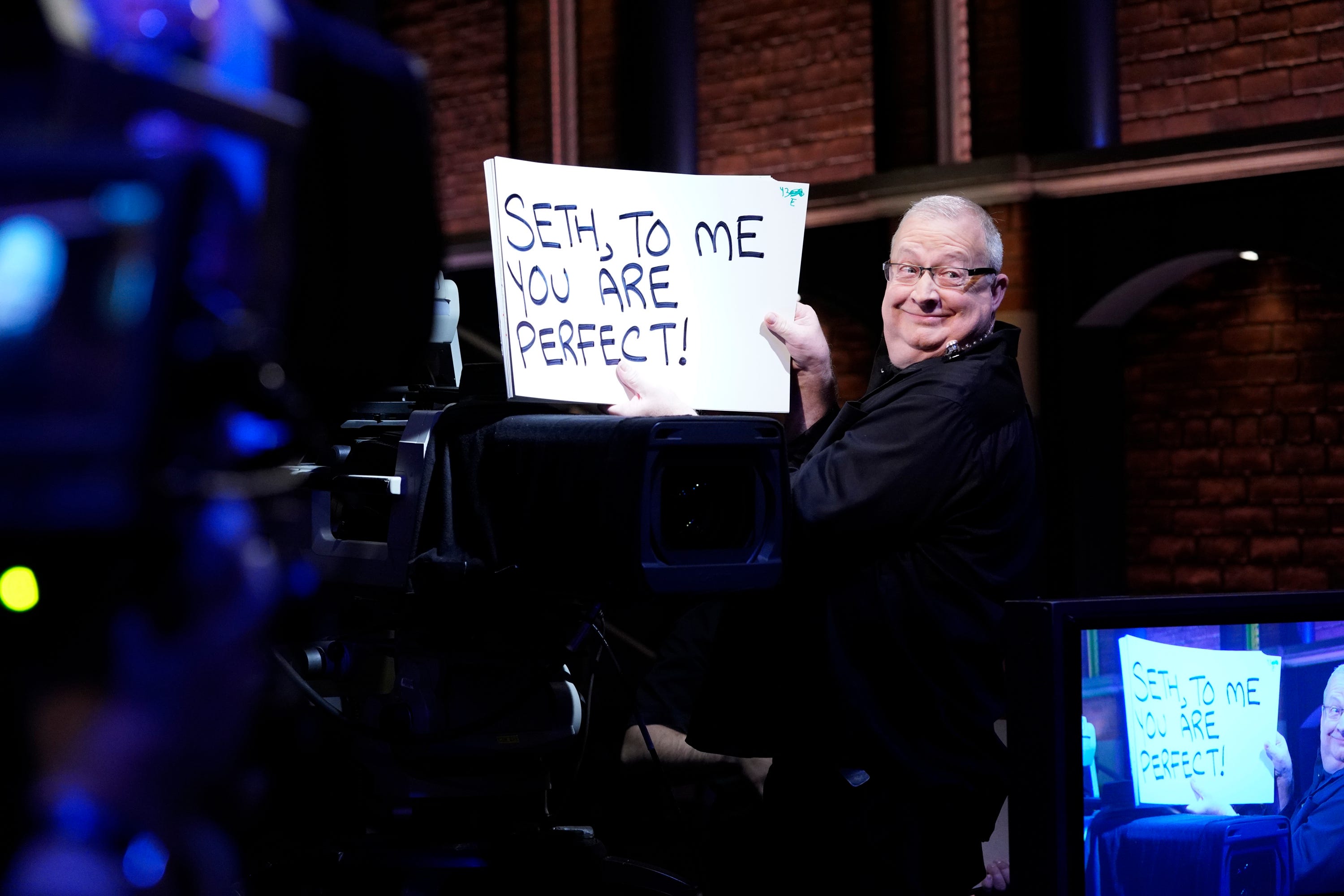 Saturday Night Live cue card guy Wally Feresten is a Fall River native