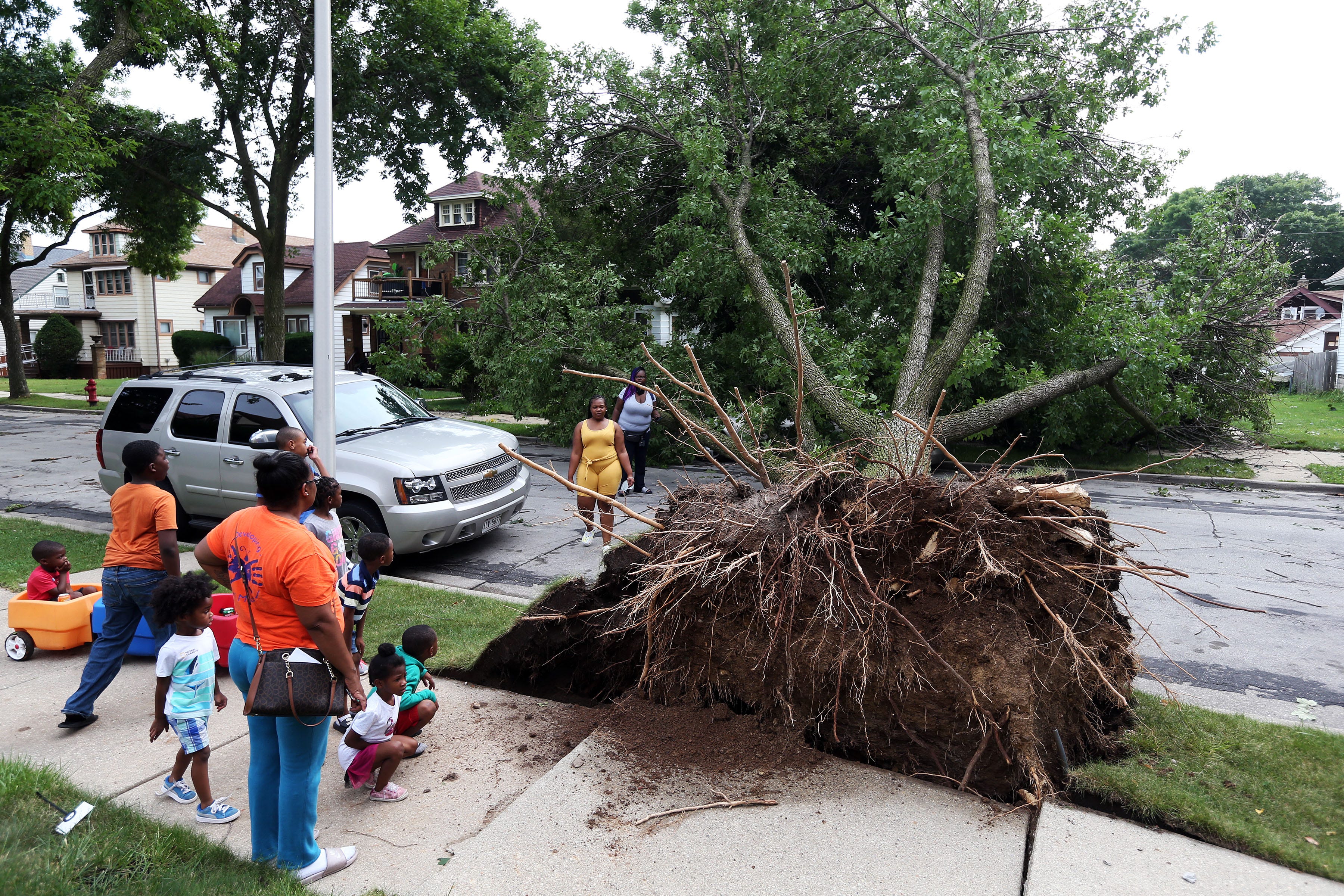 Milwaukee cleans up storm damage as more severe weather expected