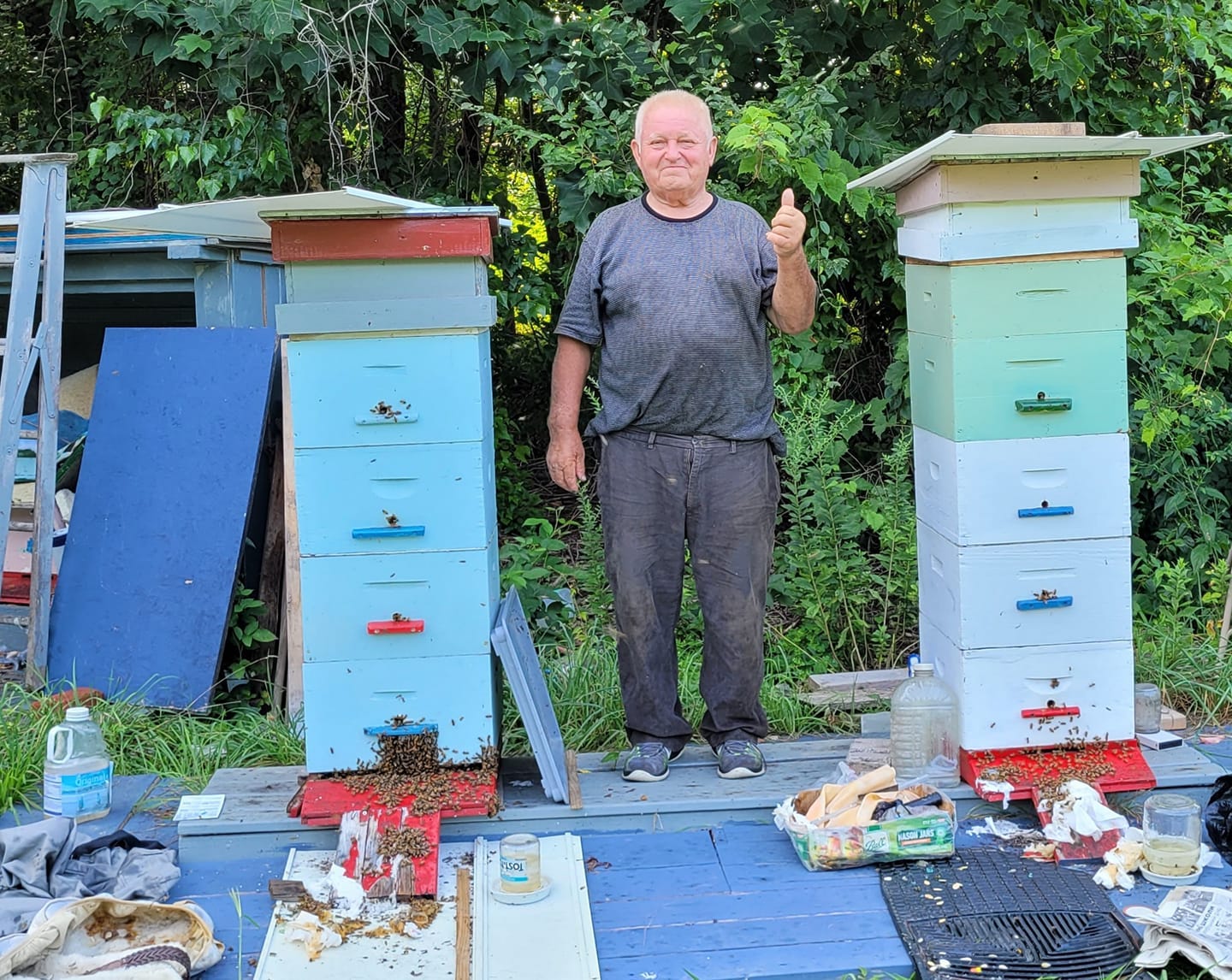 Honey Man of Webster NY is on the mend after being injured in crash