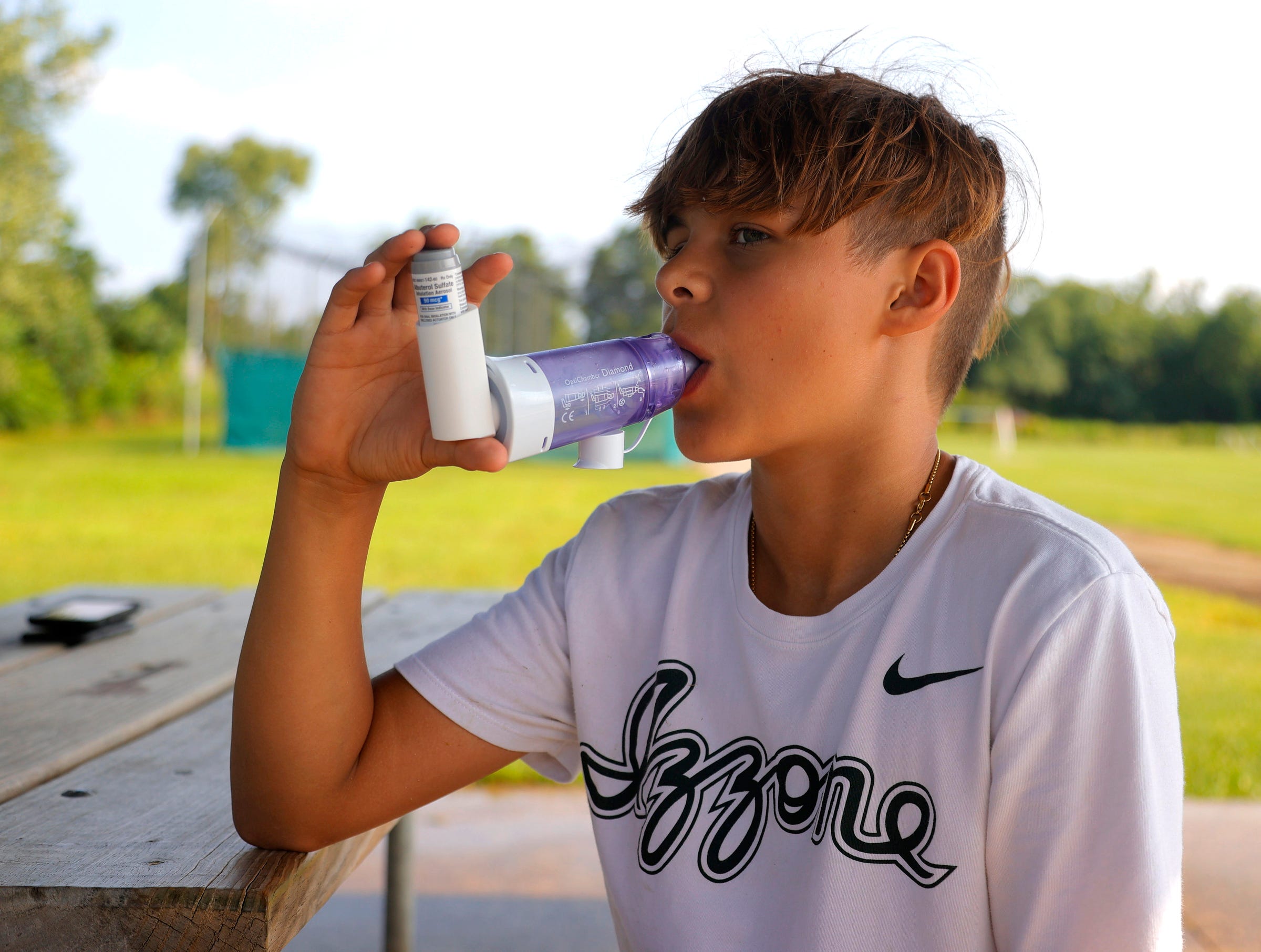 Michigan athlete Matthew Burris, 13, suffers asthma from long COVID