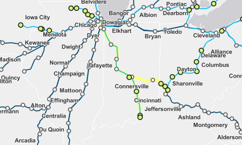 Amtrak shares more details on new Indianapolis routes, stops