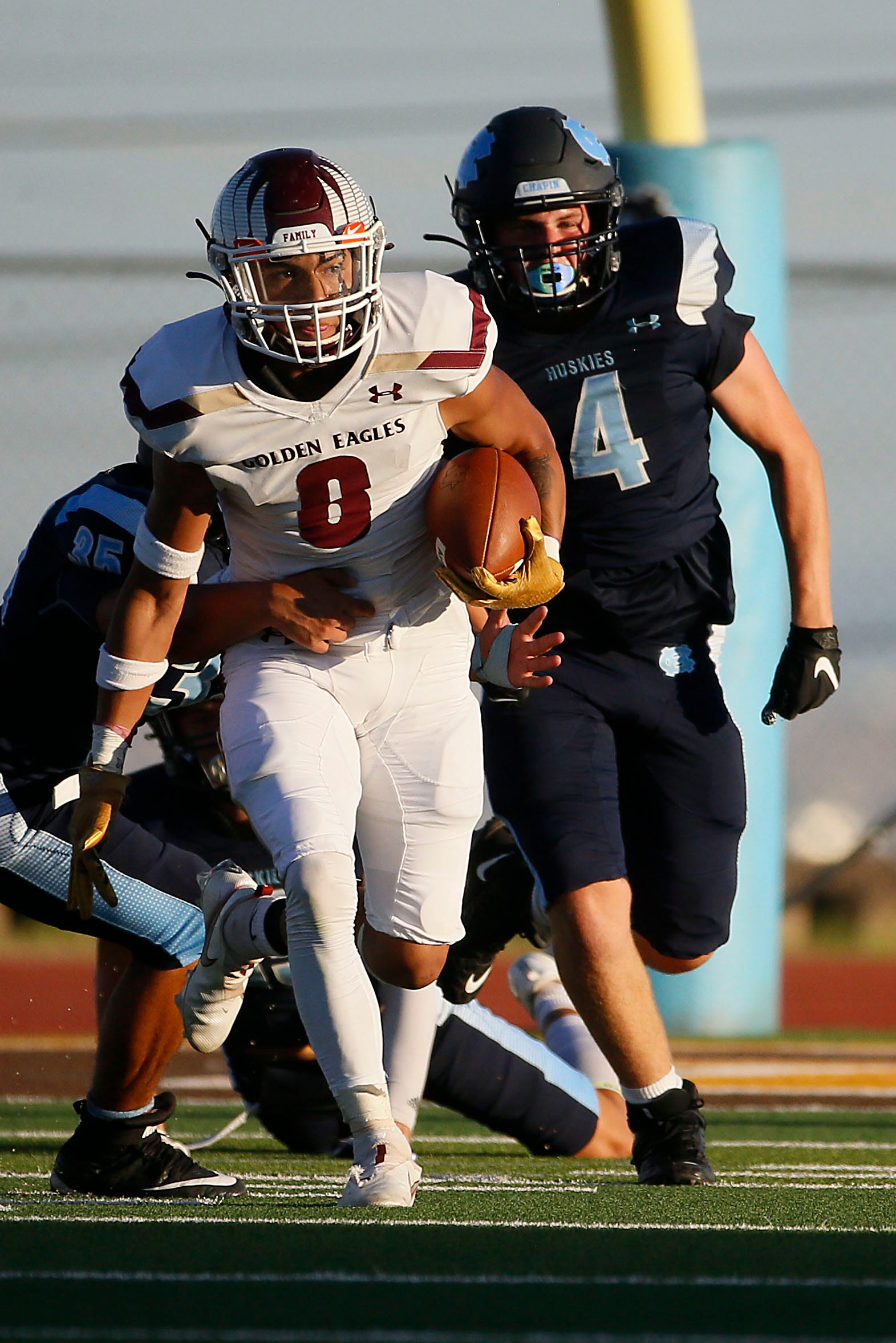 Andress senior Malachi Do helps lead on both sides of the ball