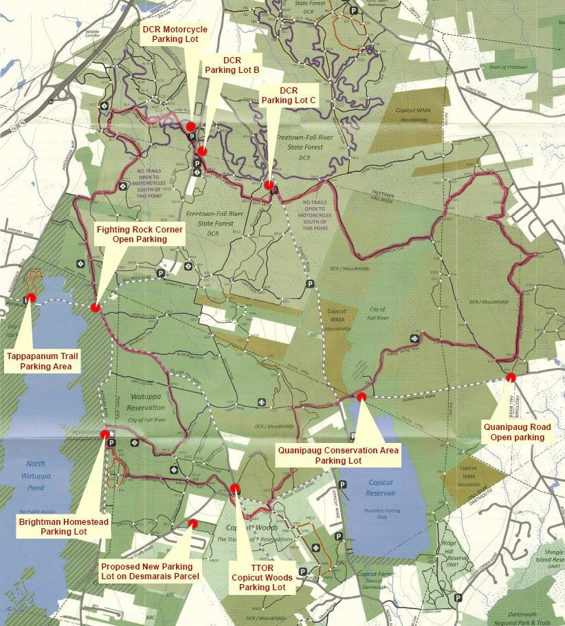 Fall River Bioreserve trail getting handicapped access, play stations