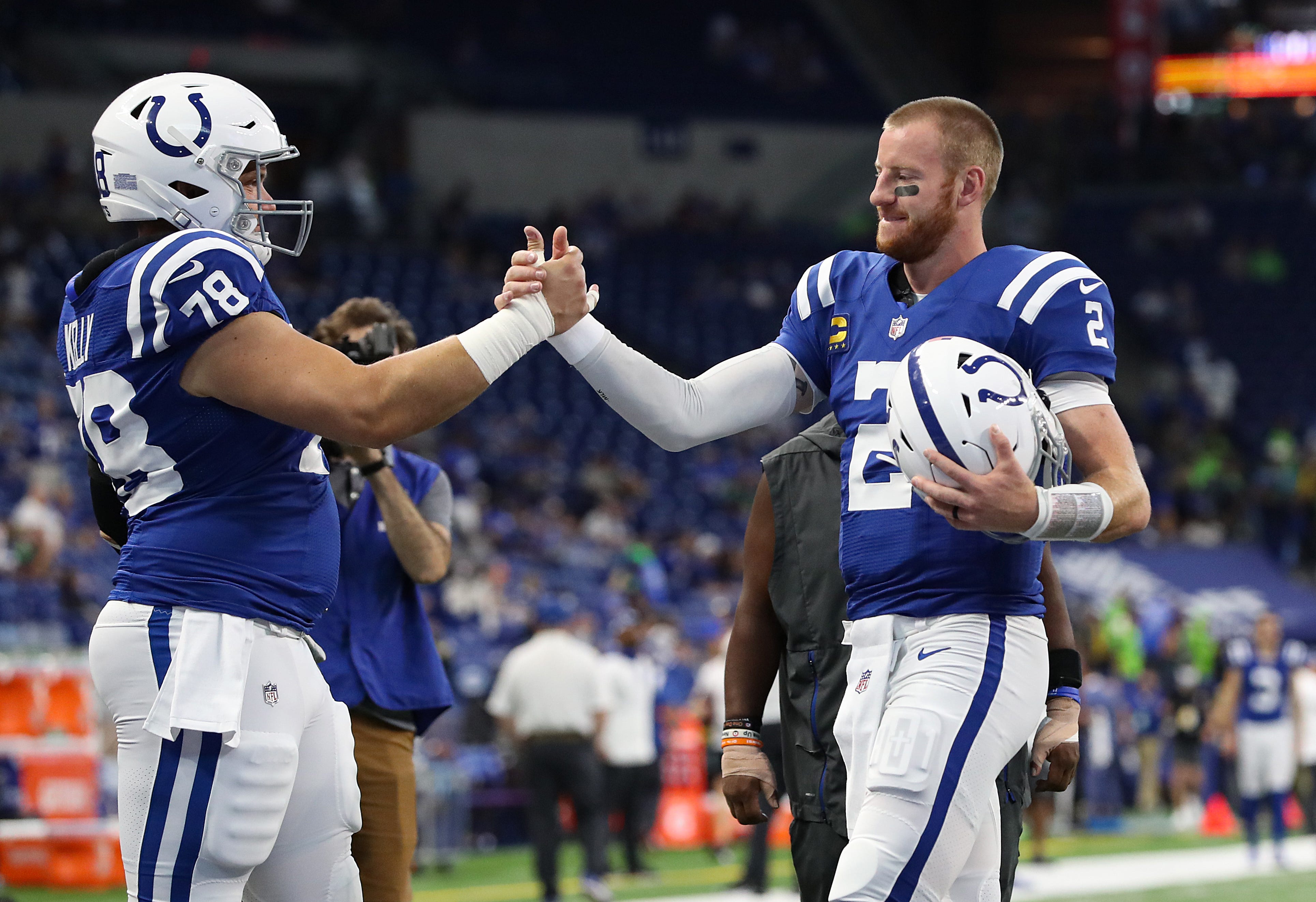 Colts center Ryan Kelly returns after death of infant daughter