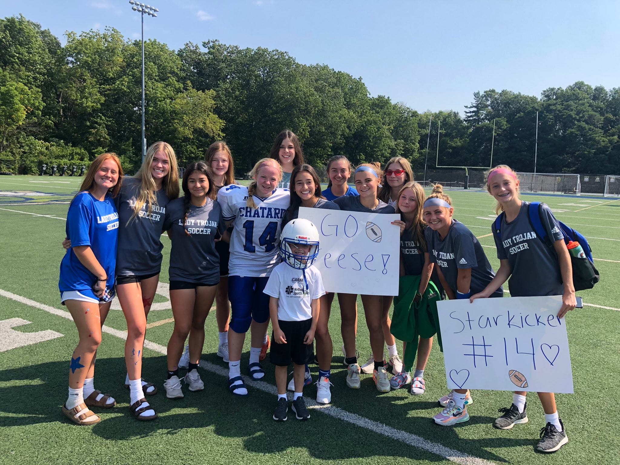 Chatard freshman making impact on the pitch, history on the gridiron
