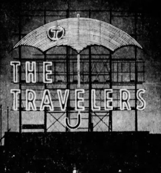 History of the Des Moines' iconic Travelers umbrella sign