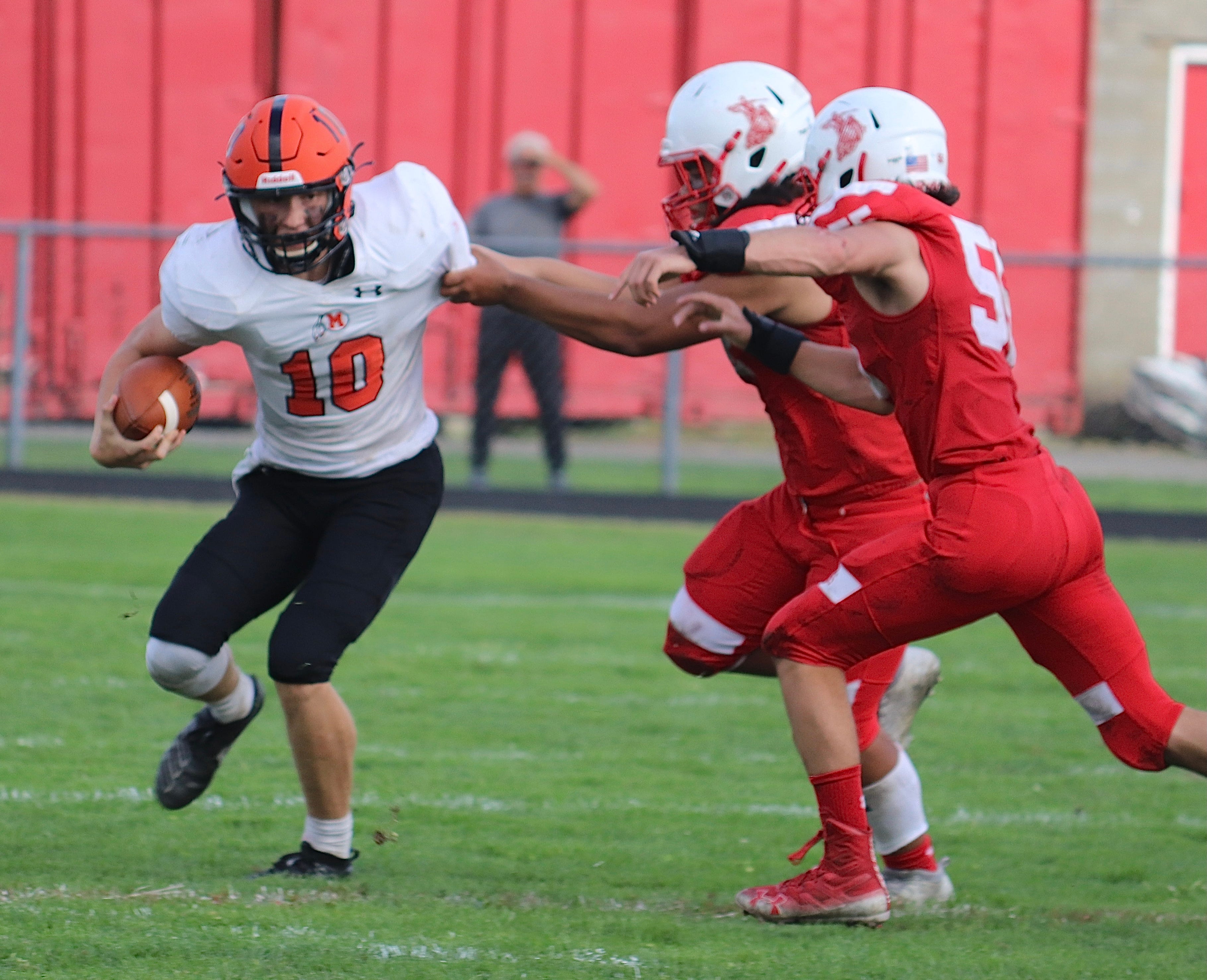 HIGH SCHOOL FOOTBALL Middleboro High's Briggs stars in New Bedford win