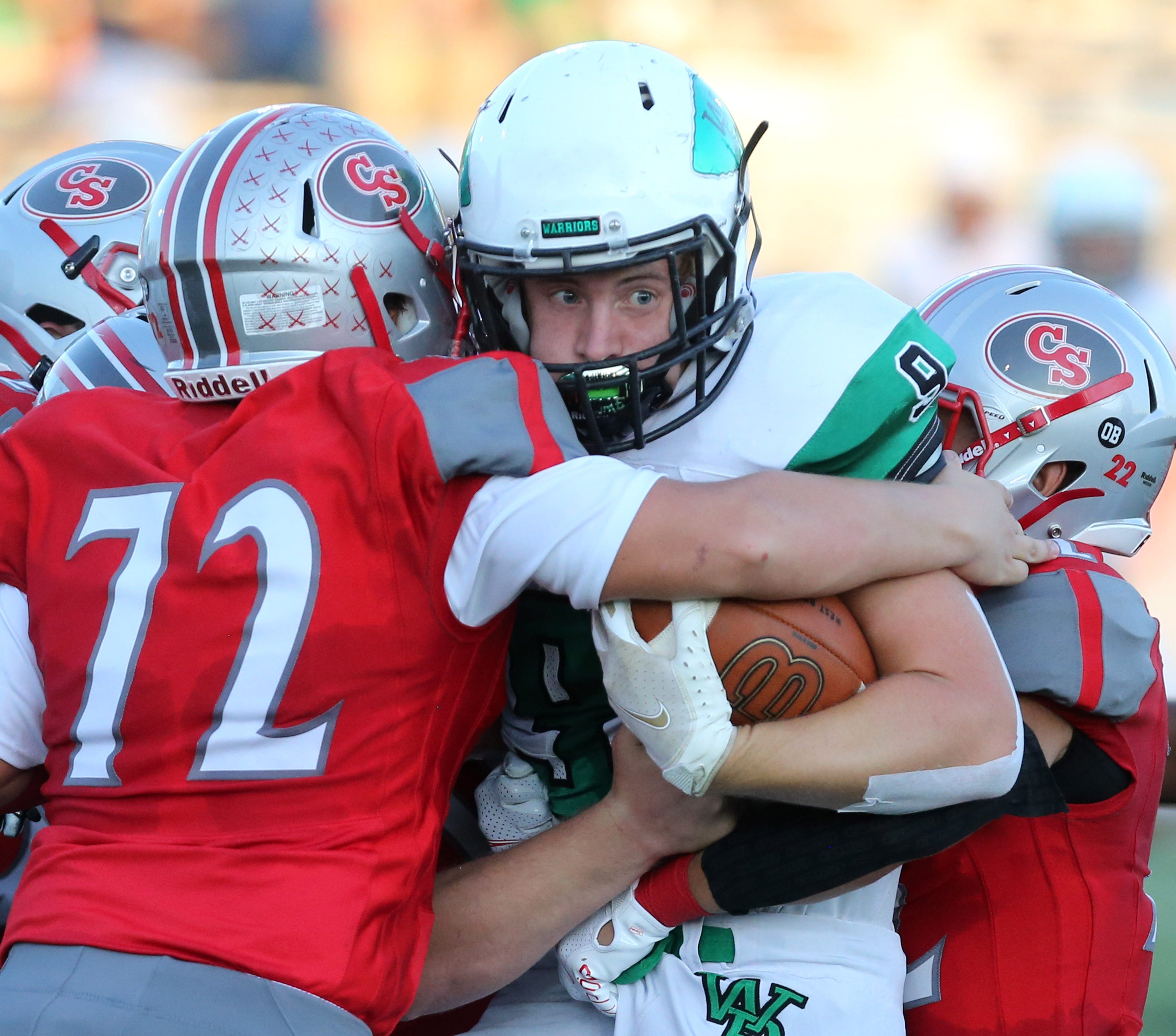 Steve Marra, Dru DeShields lead West Branch football to win
