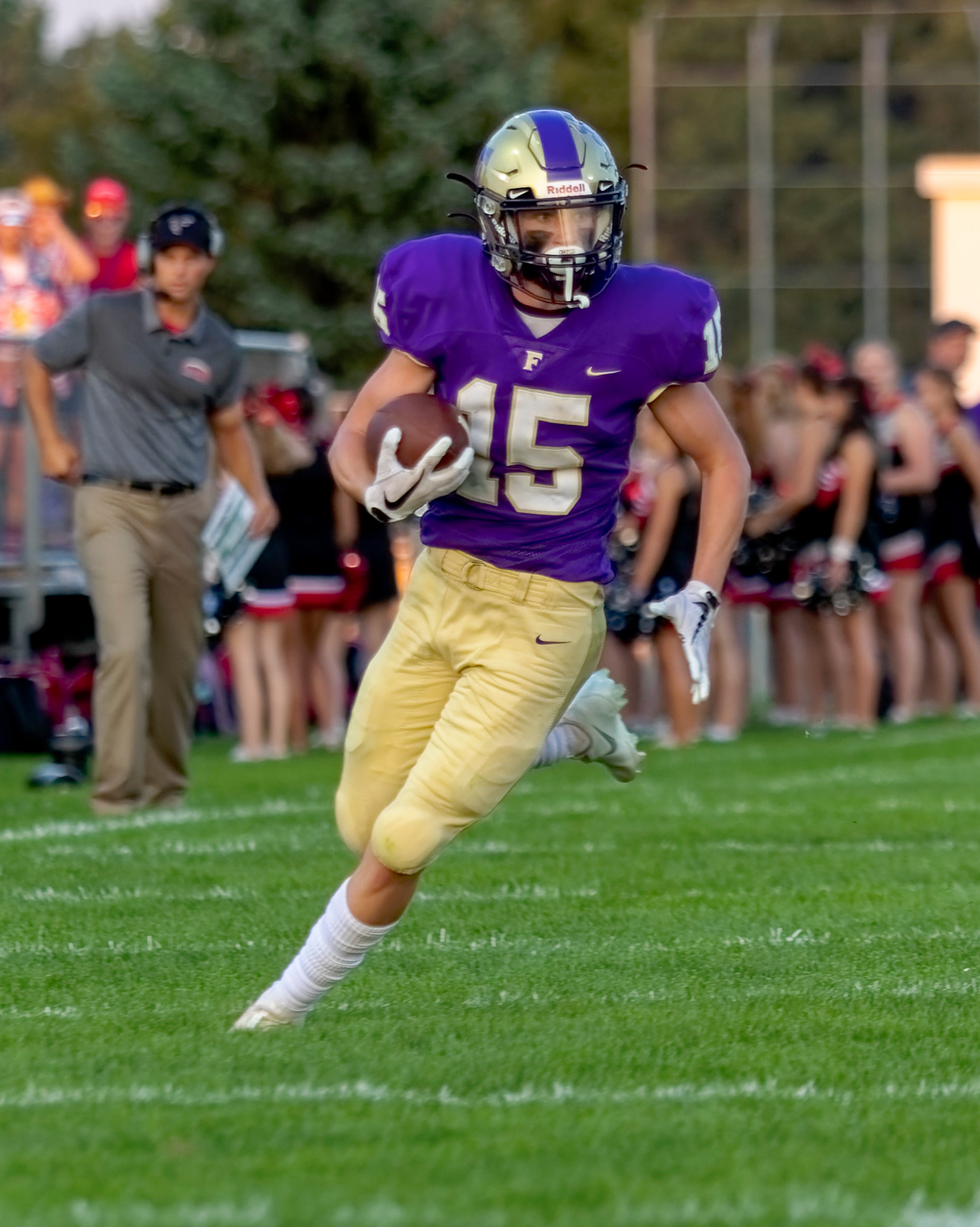 Fowlerville varsity freshman didn't play football last two seasons