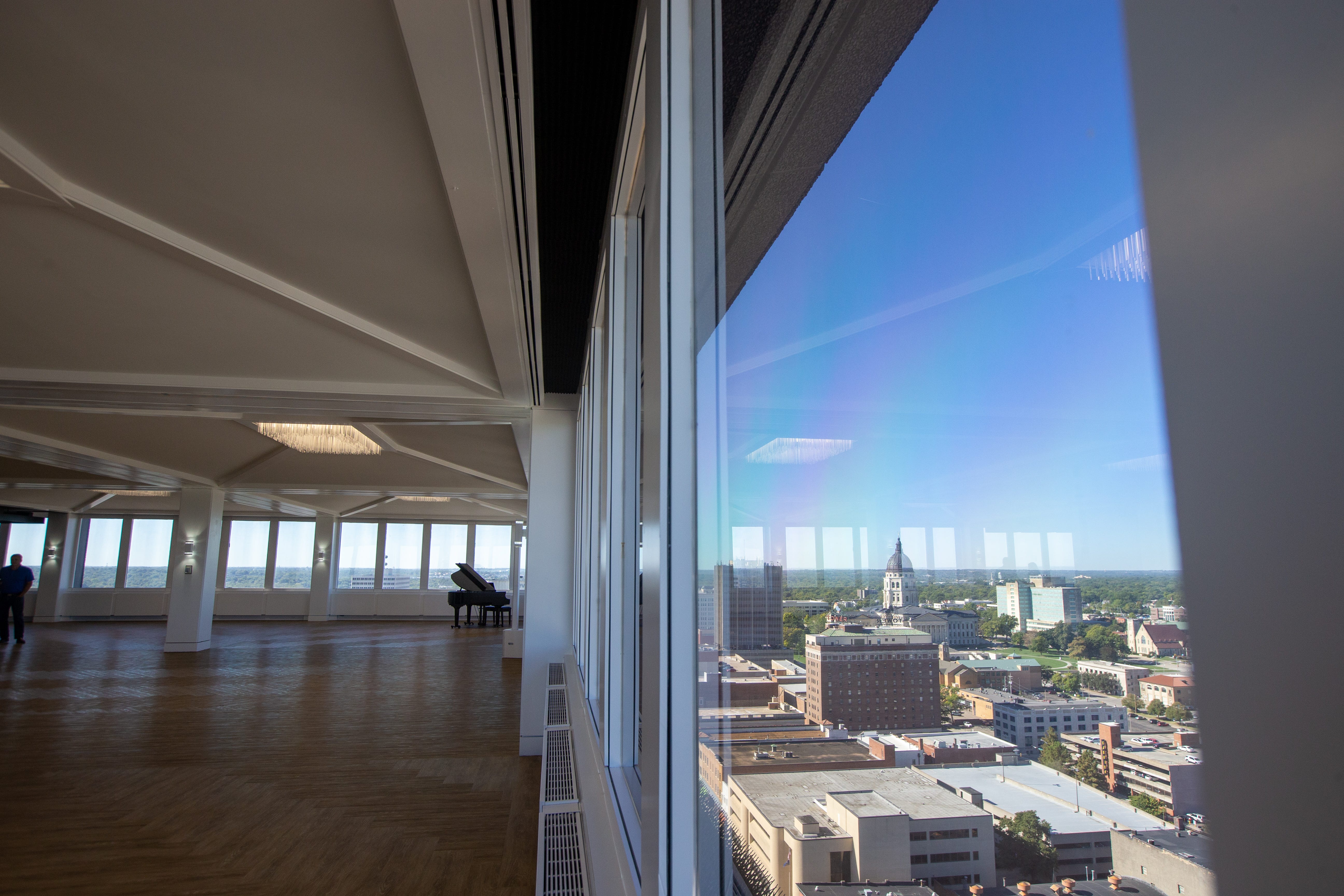 Downtown Topeka Townsite Tower, Plaza Commons, renovations ongoing