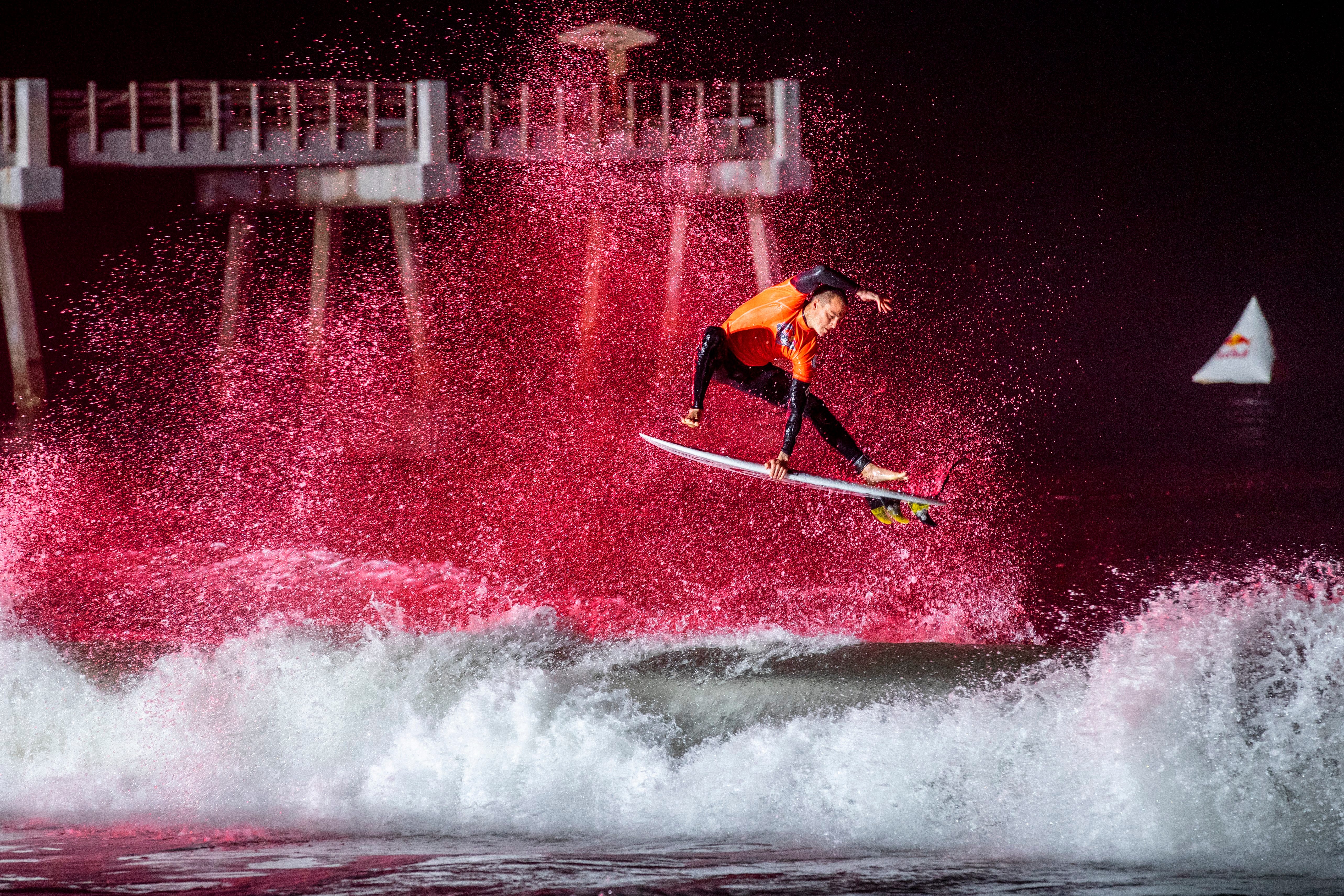 Red Bull night-surfing contest comes back home to Jacksonville Beach