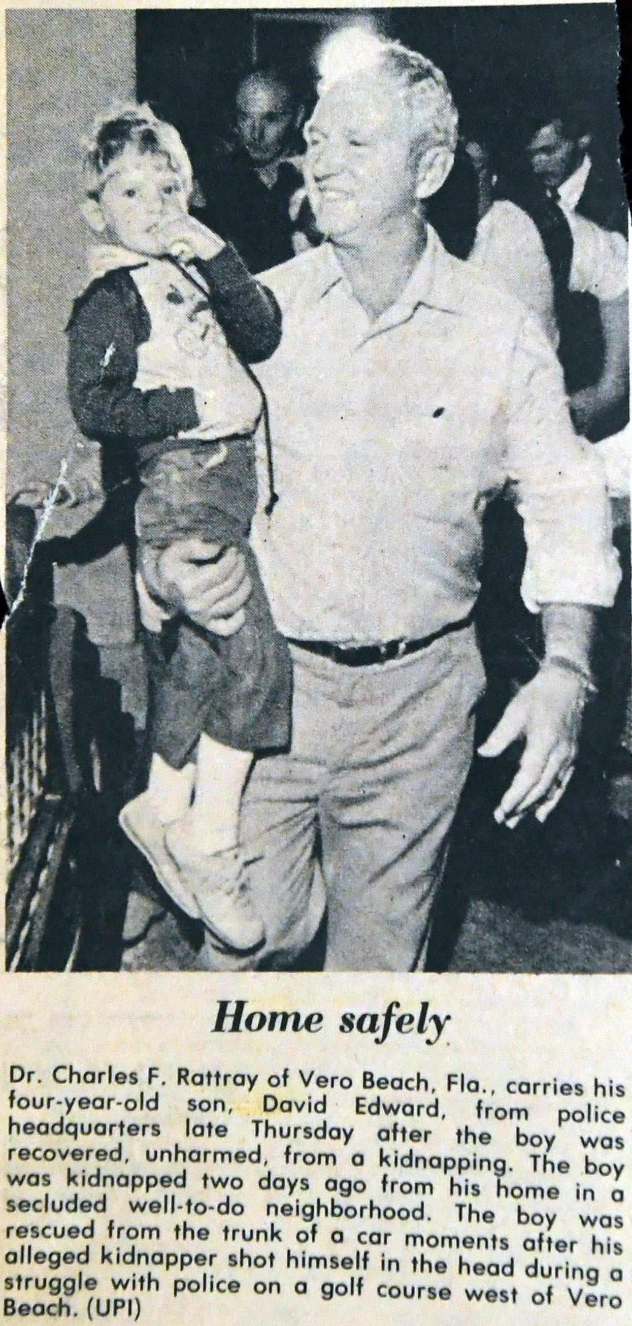 From the archives: David Rattray kidnapping as reported March 6, 1983