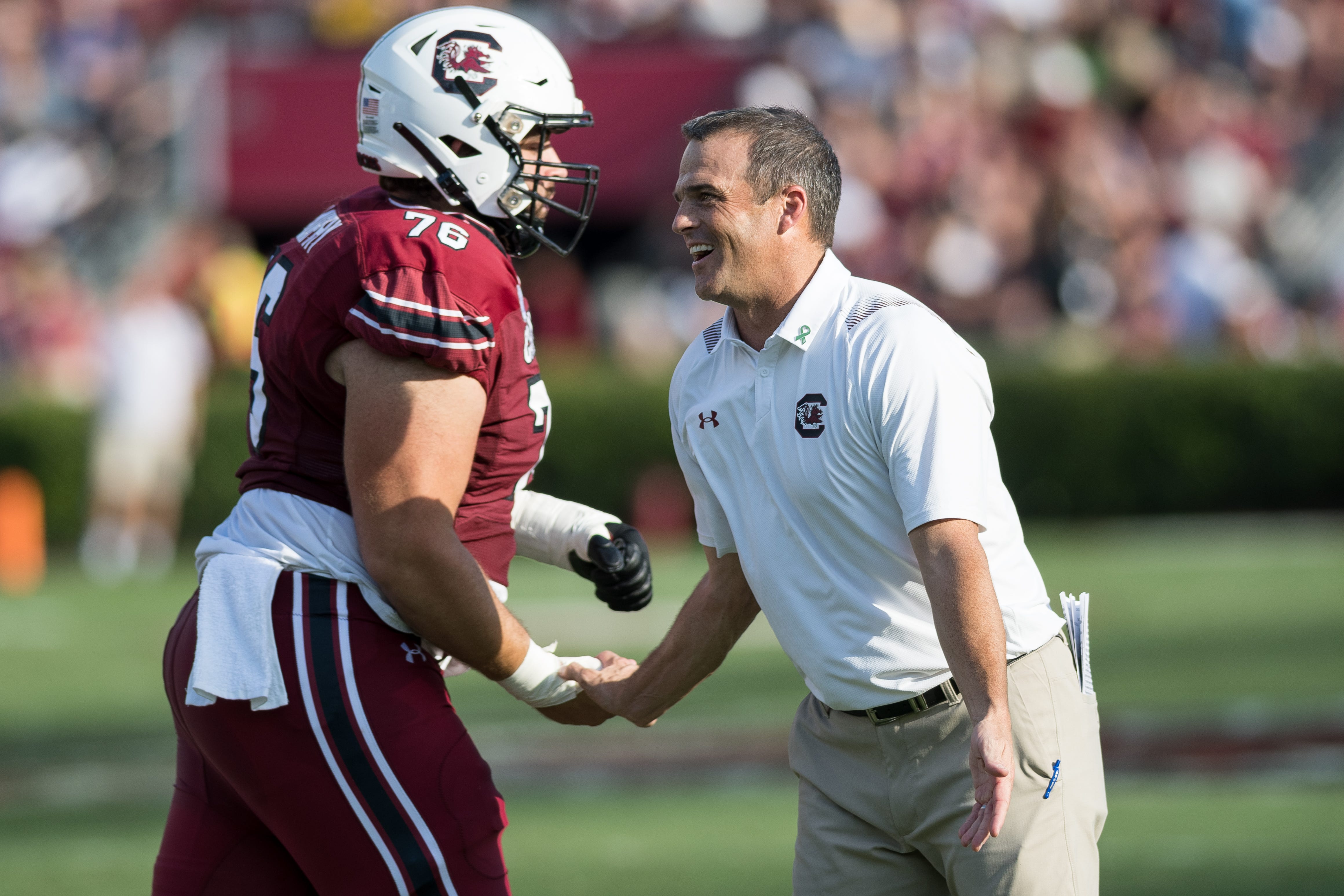 How close Shane Beamer and Mack Brown's families have grown over years