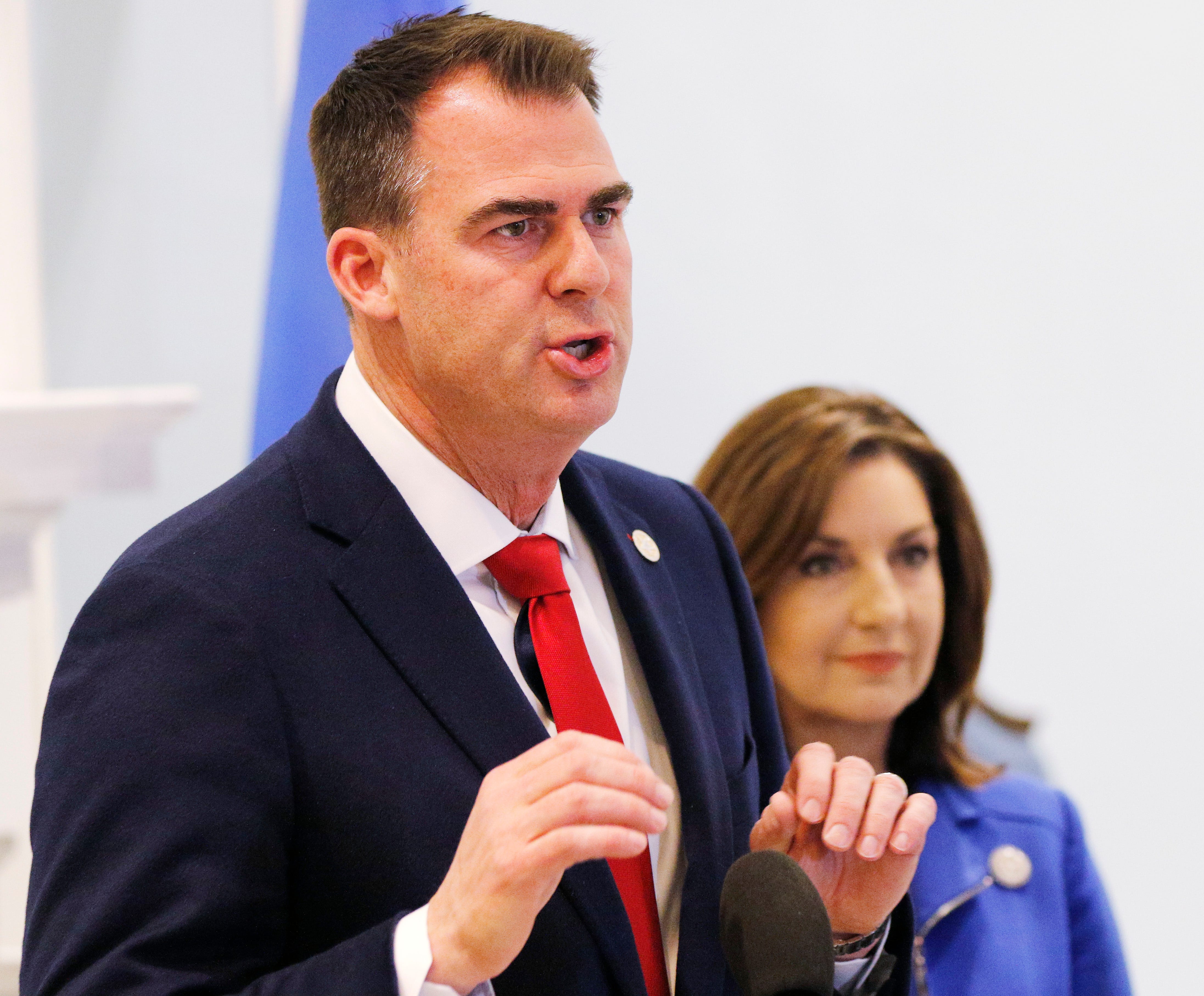 Kevin Stitt leads fundraising, but Joy Hofmeister launches new ads