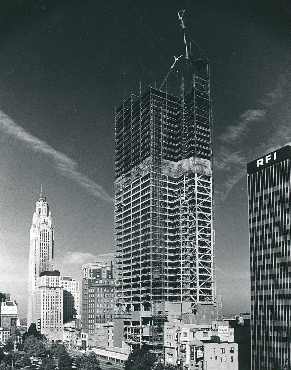 Columbus' tallest building built in 1979: Rhodes Tower history