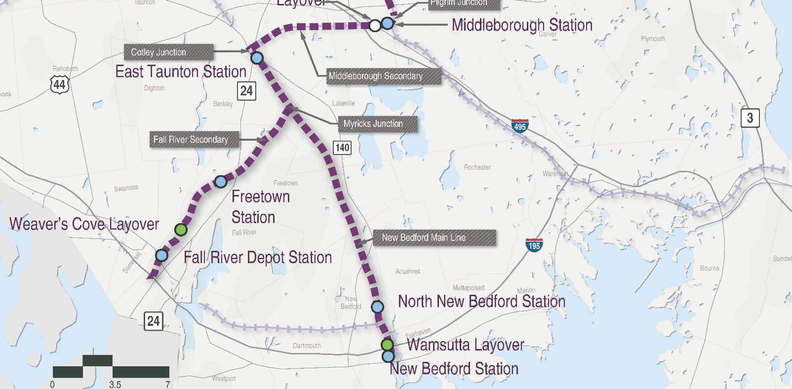 Fall River railroad history from Old Colony to South Coast Rail