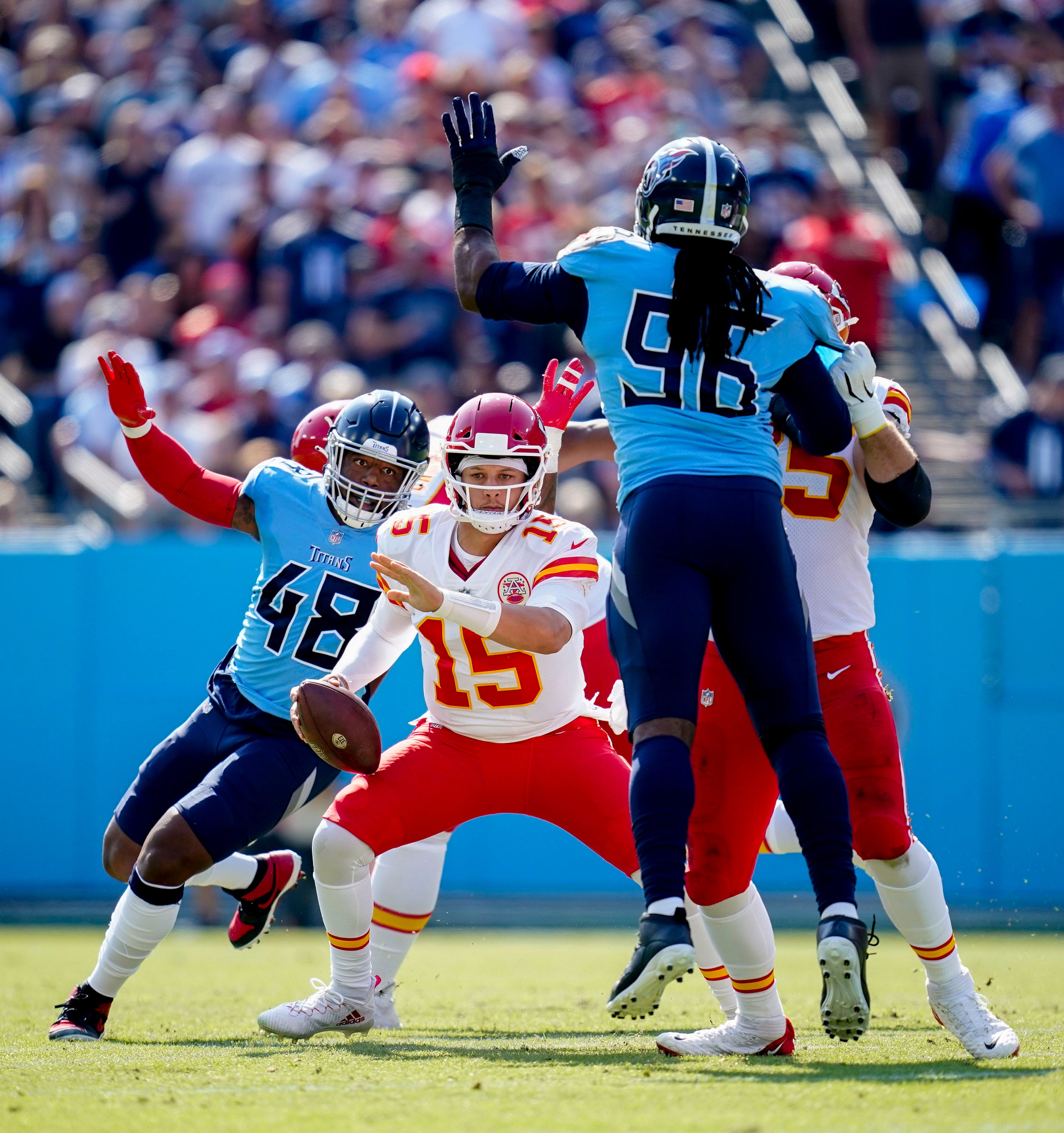 Tennessee Titans flaw has become a strength. Just ask Patrick Mahomes.