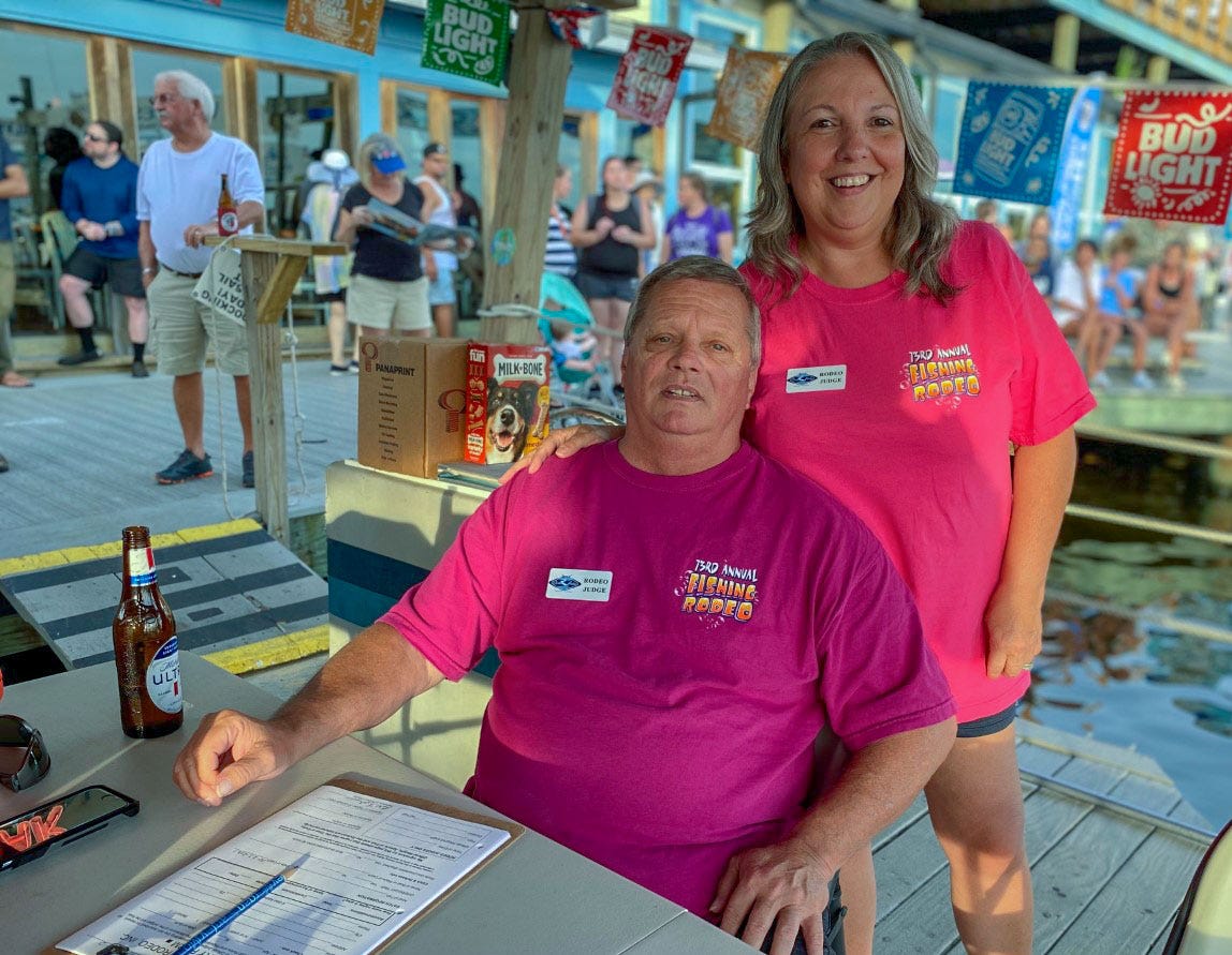 Lipham's volunteer at Destin Fishing Rodeo