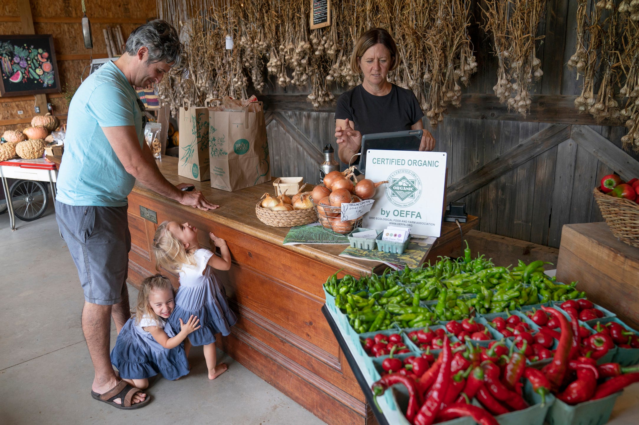 Lisa Jaroch's produce at Cold Frame Farm used in Detroit restaurants
