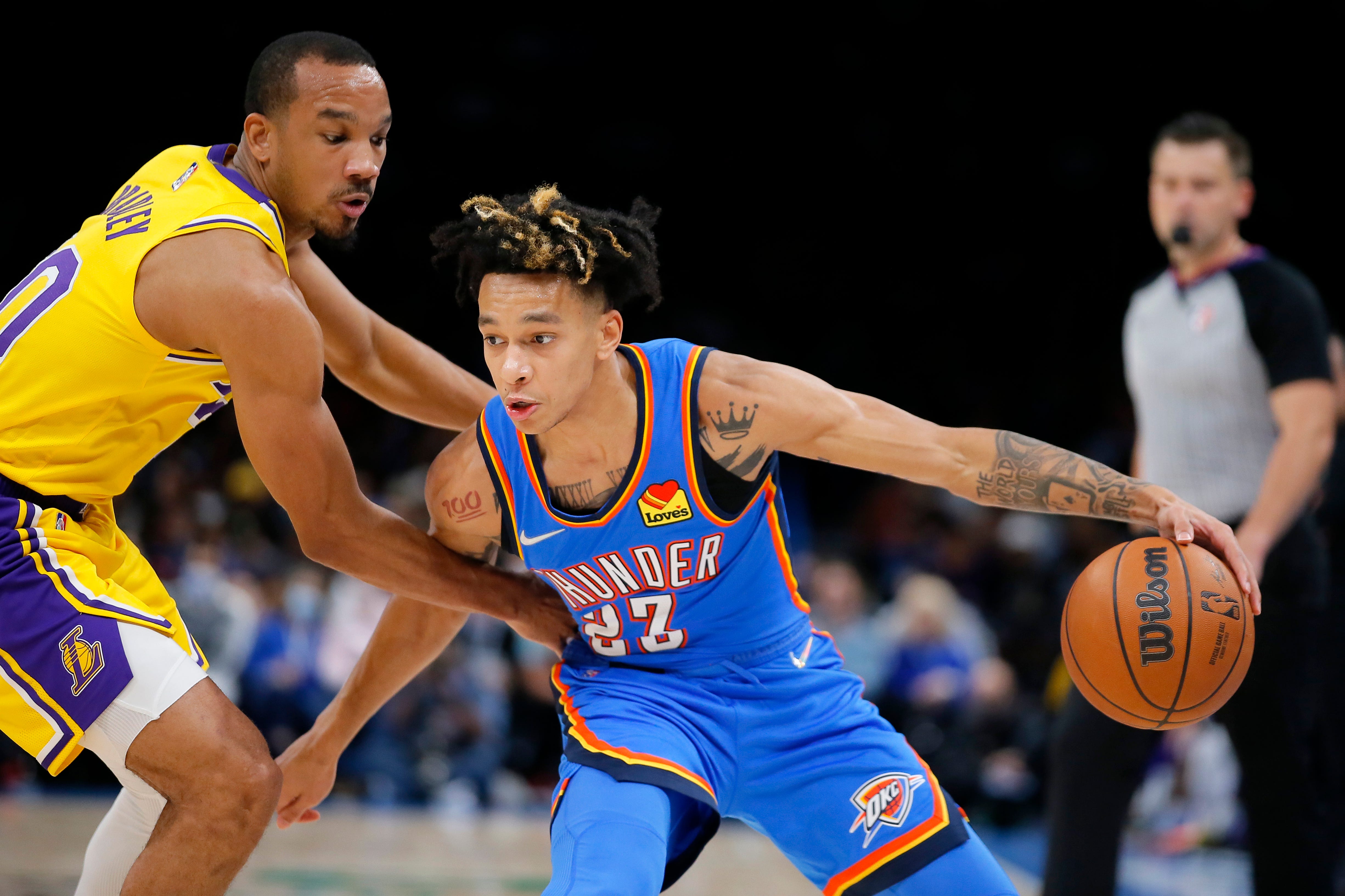 Tre Mann's stepback has become a weapon for the Thunder rookie