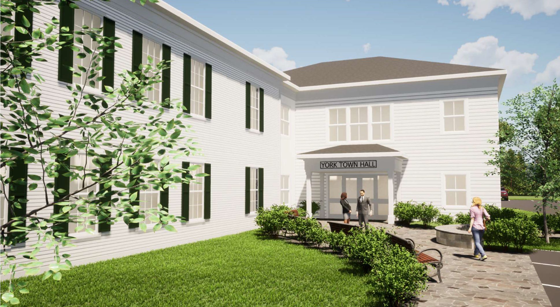 York ME Town Hall expansion design unveiled