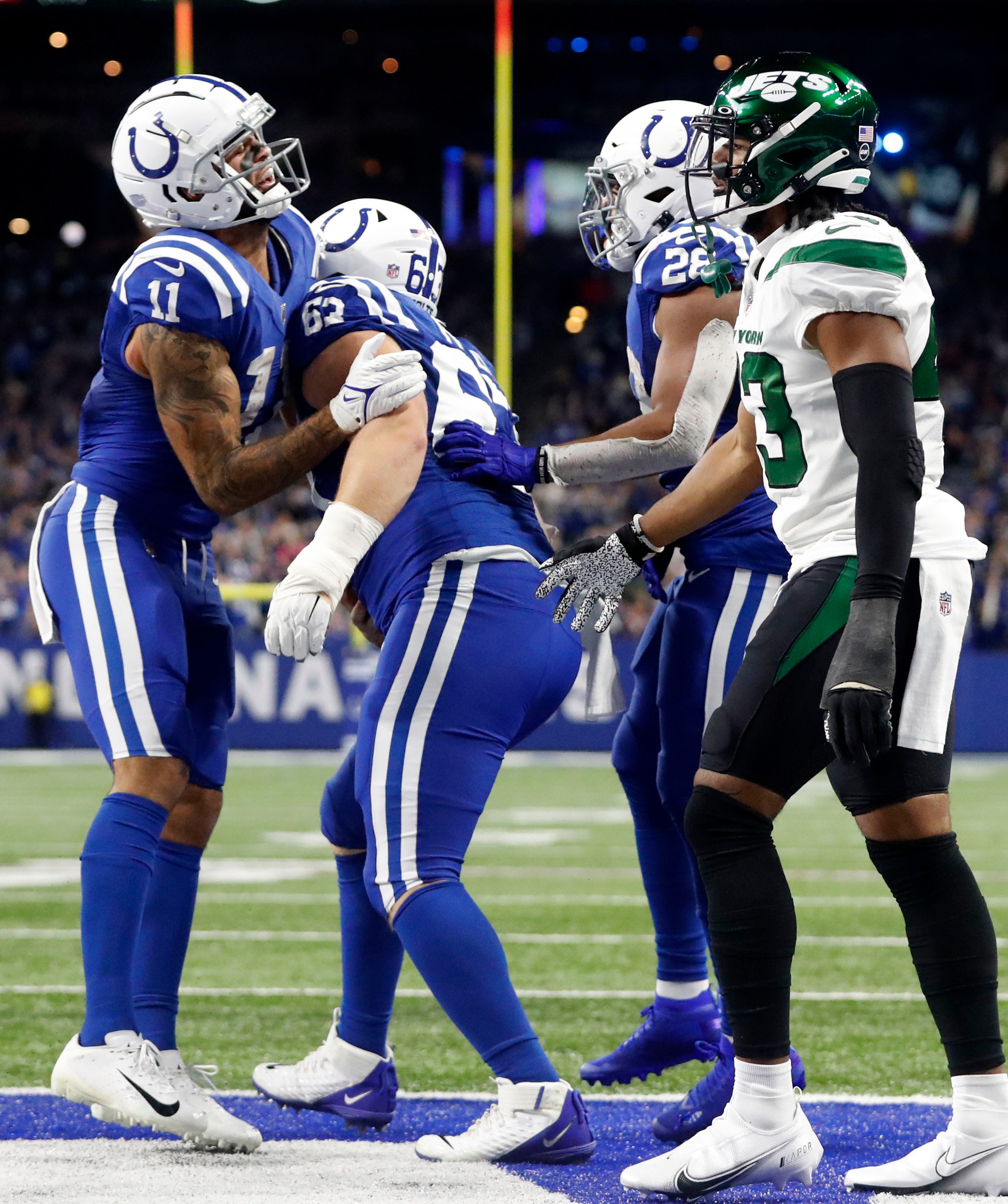 Colts: Danny Pinter big man touchdown adds fun twist to prime time win