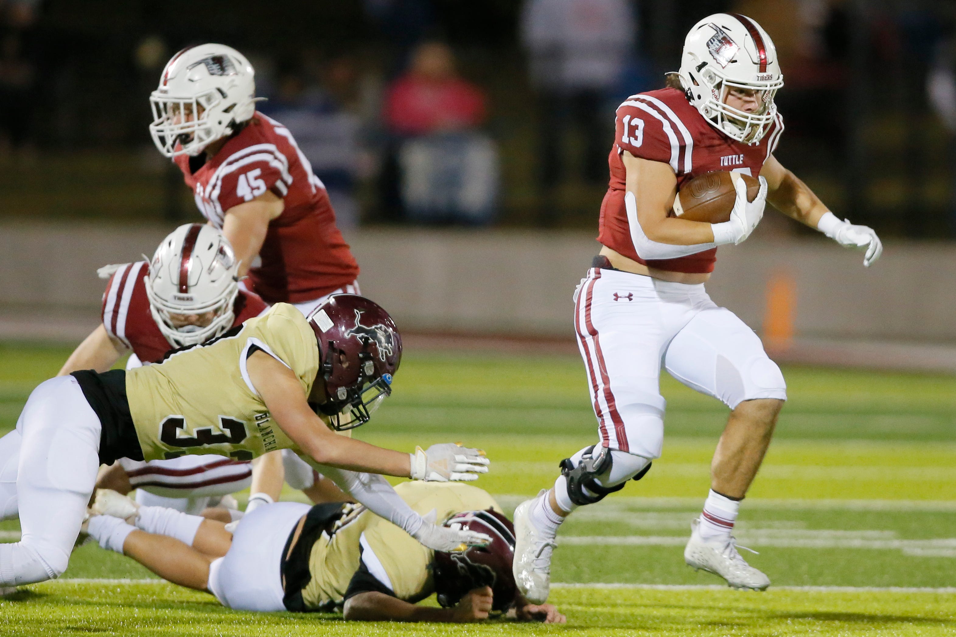 Oklahoma high school football 2021 first-round playoff rankings