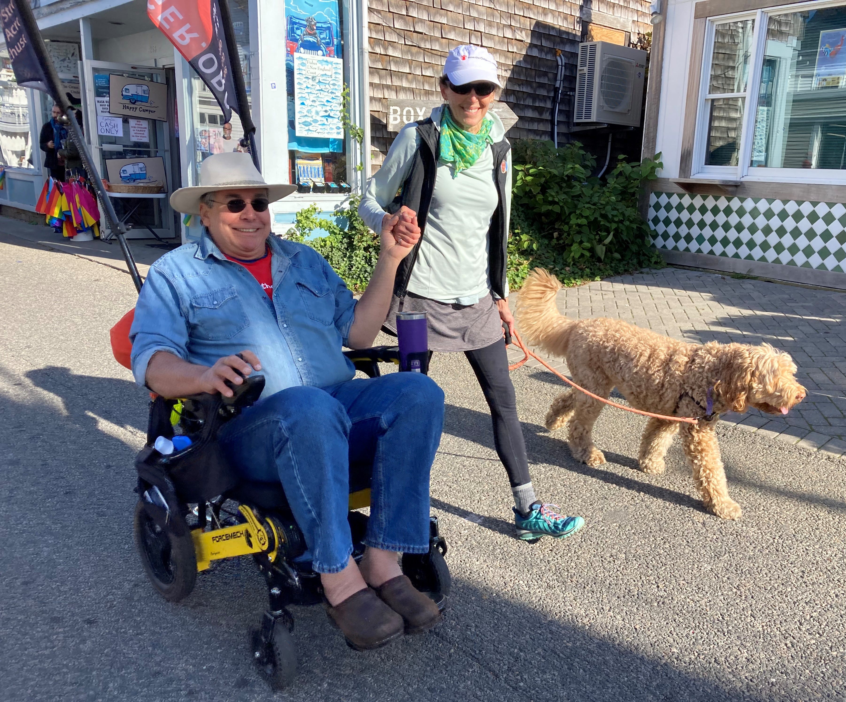 Mark Roberts 4Paws 4Wheels 4Hunger fundraiser ends in Provincetown MA