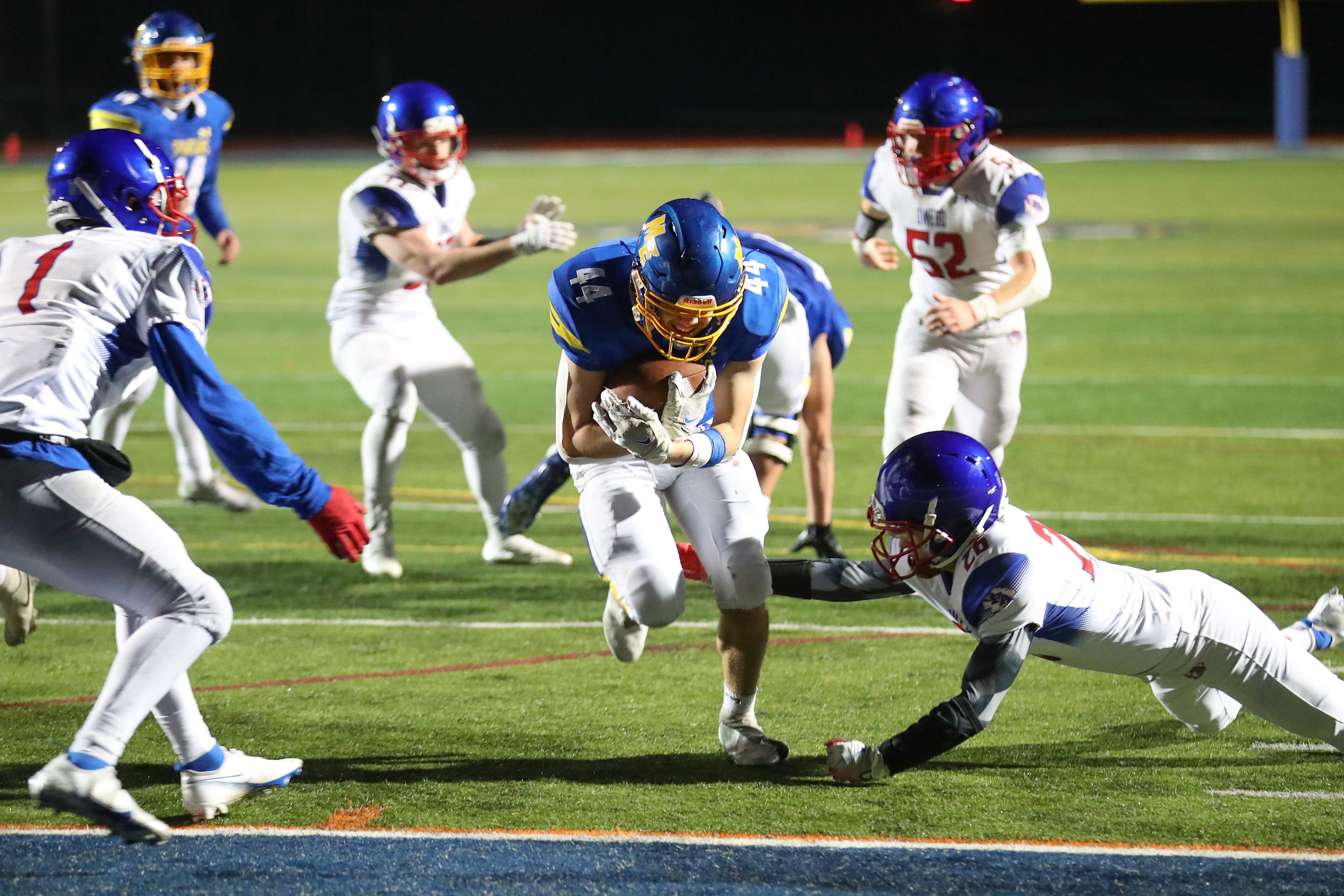 M-E tops Owego, Tioga downs Newark Valley in sectional football finals
