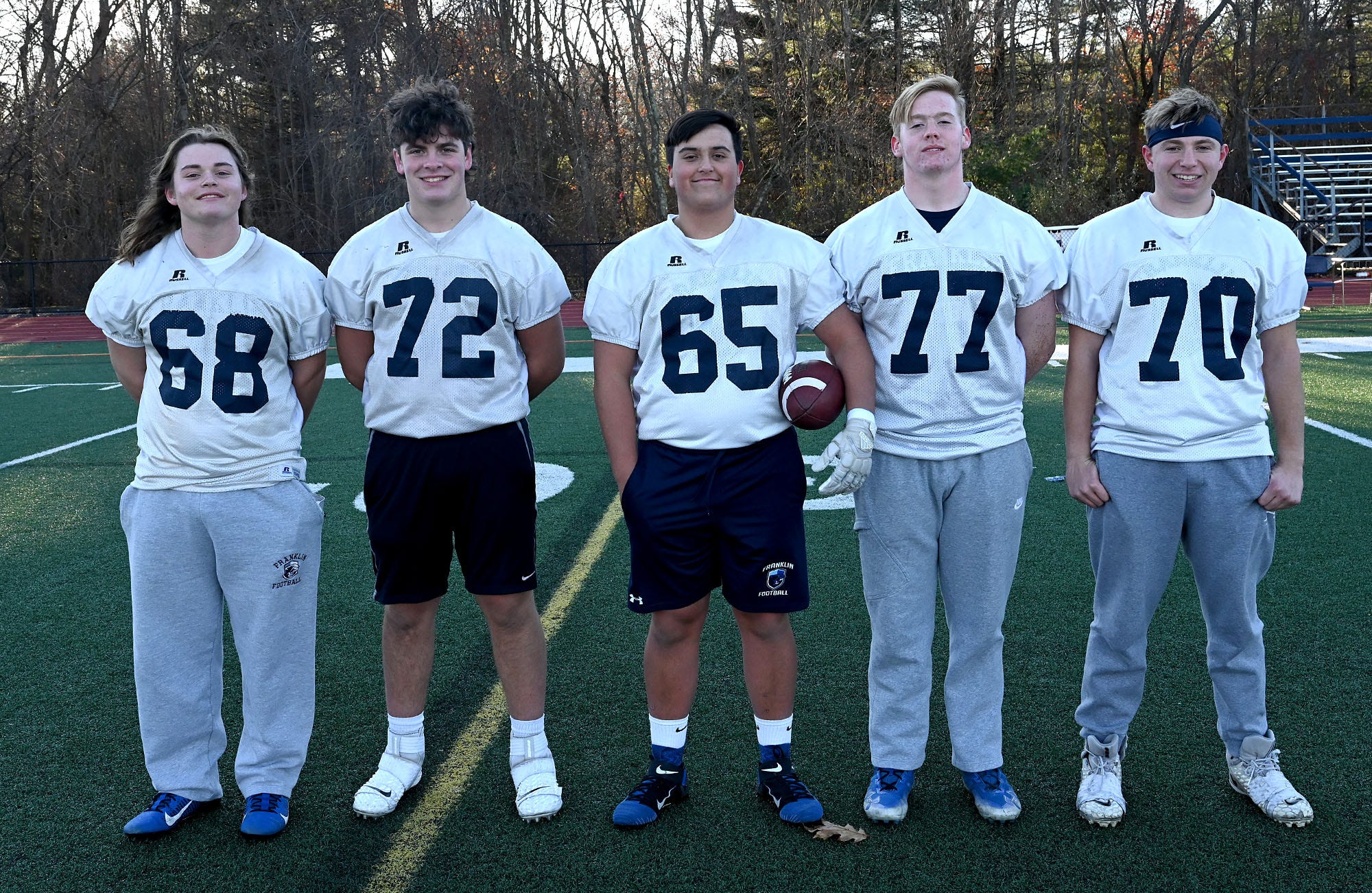 Franklin High football lead by offensive line