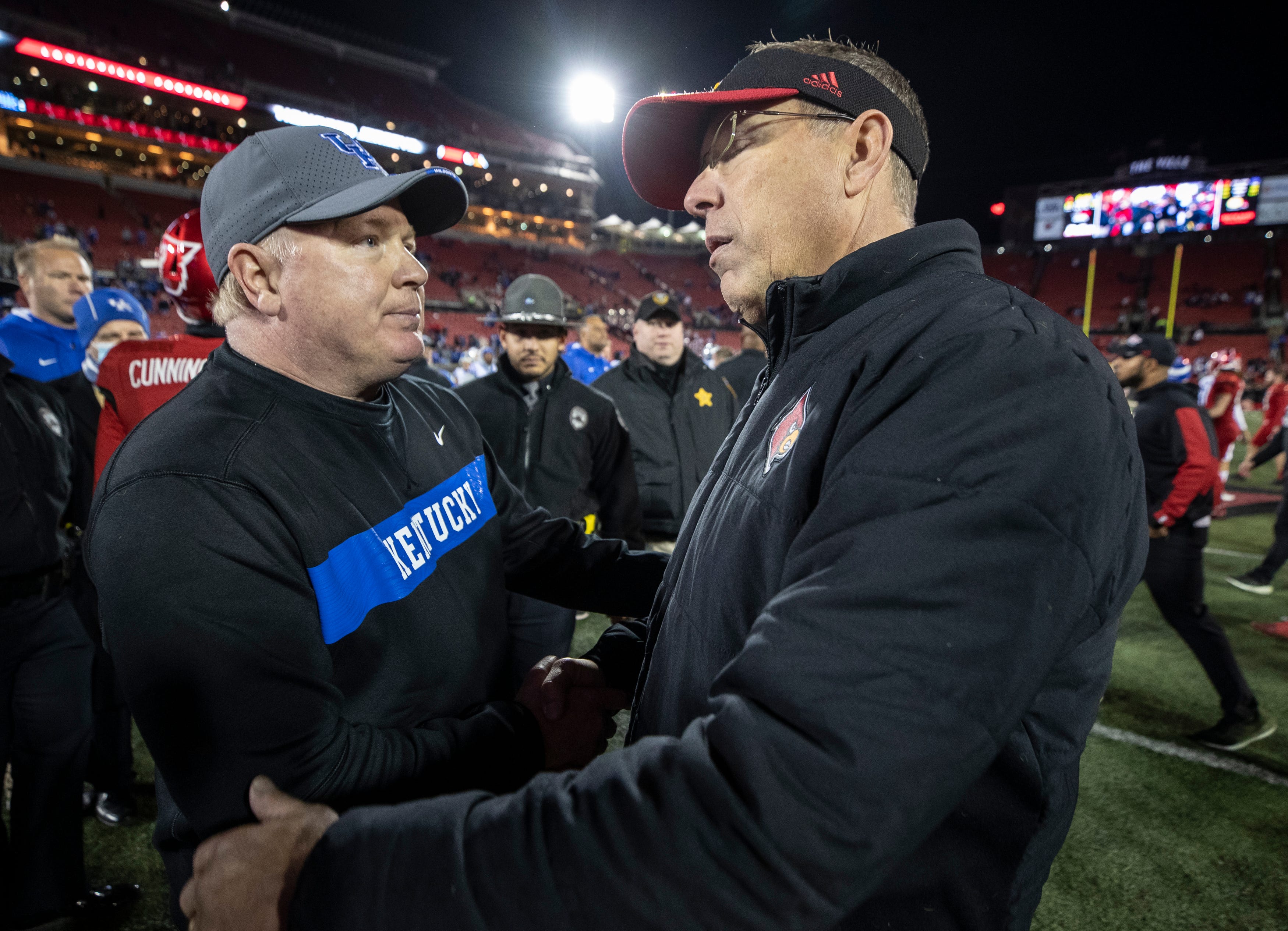 Louisville coach Scott Satterfield seeks first win over Kentucky