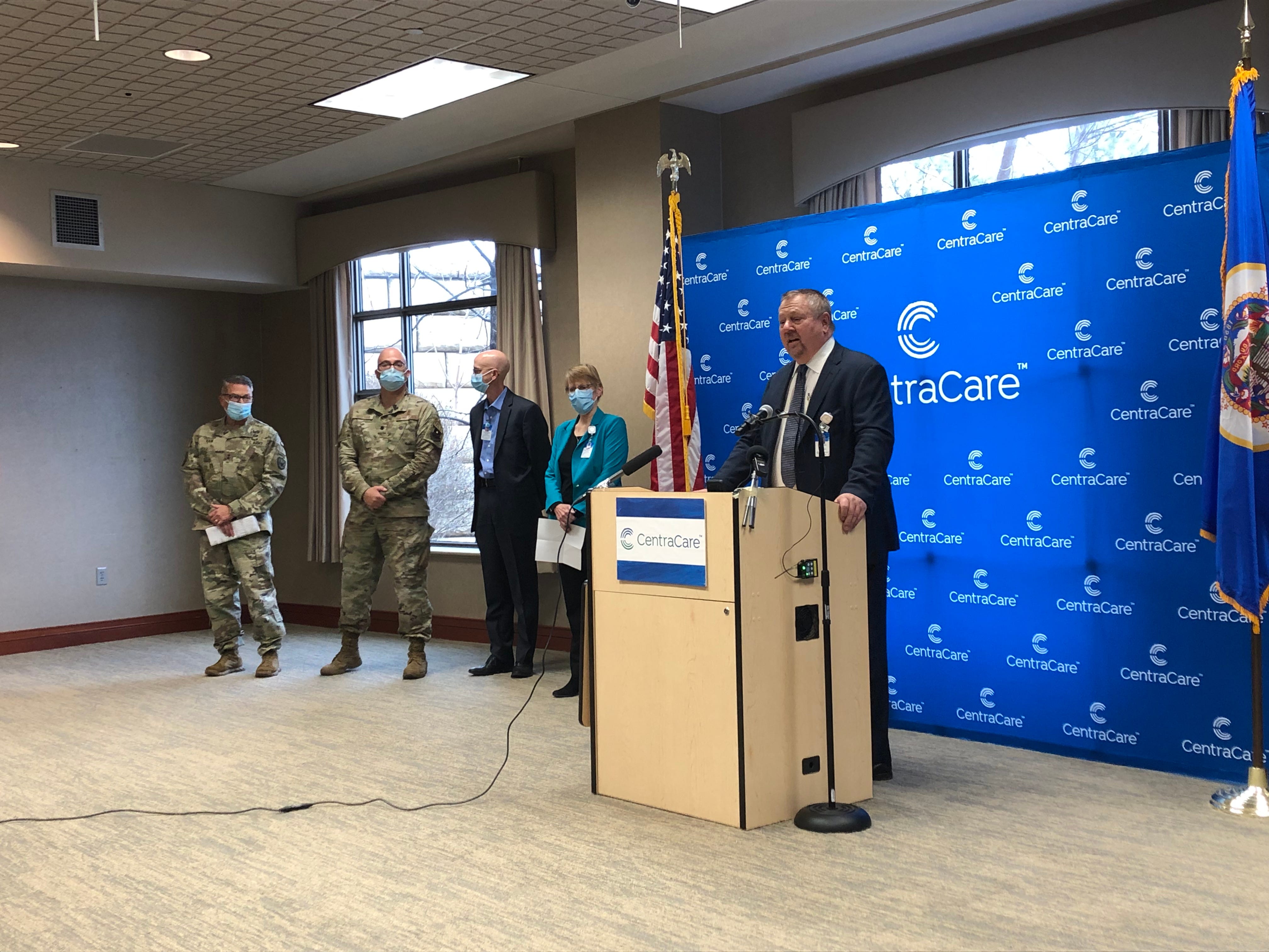 Federal Medical Response Team arrives to assist St. Cloud Hospital