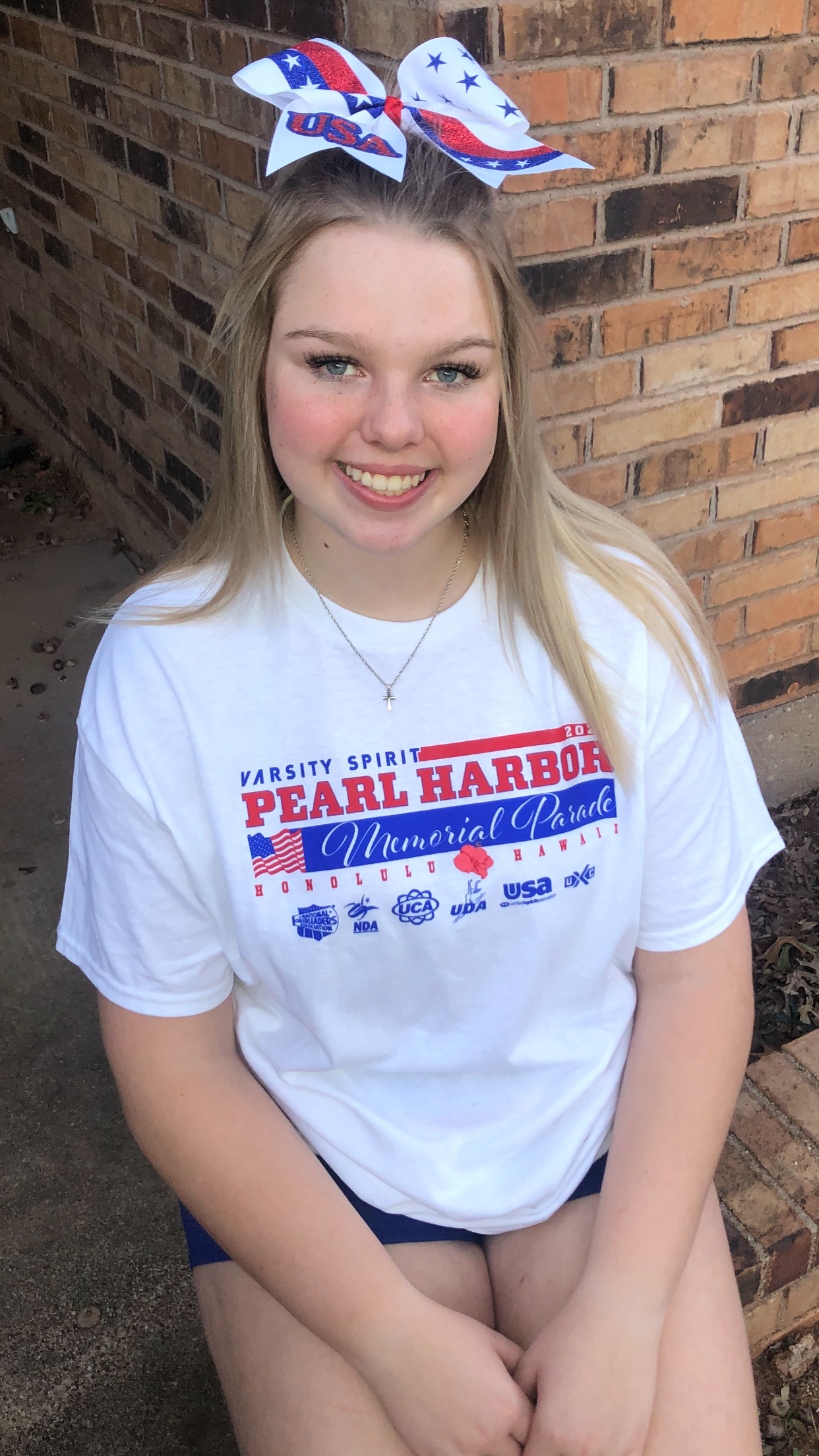 Abilene cheerleader Lacey Fields headed to Pearl Harbor parade
