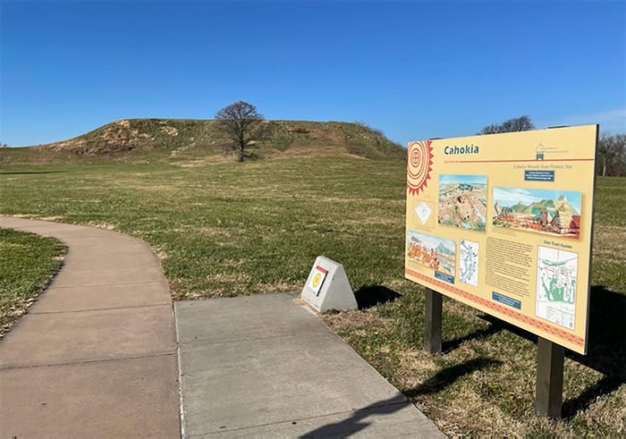 Tour Cahokia Mounds ancient Native American city in augmented reality