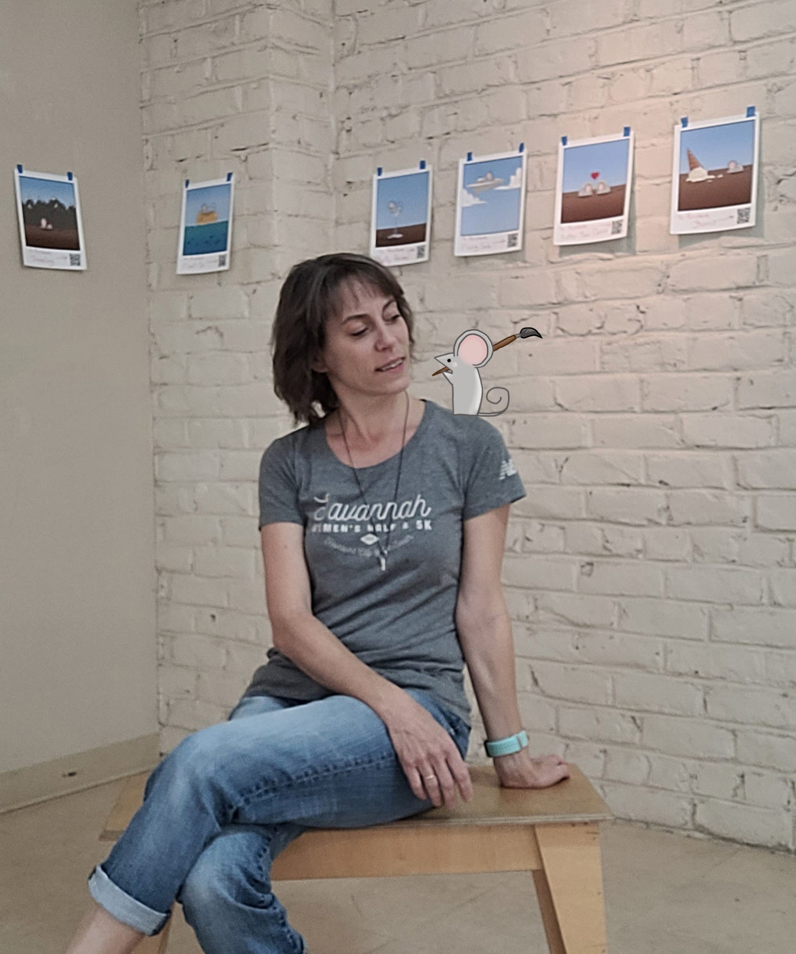 Lisa Rosenmeier sells digital images, NFTs in Spock the Mouse show