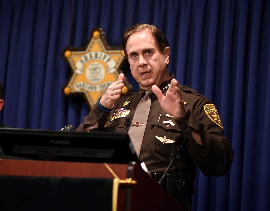 Oakland County Sheriff Michael Bouchard speaks of arrest of Crumbleys