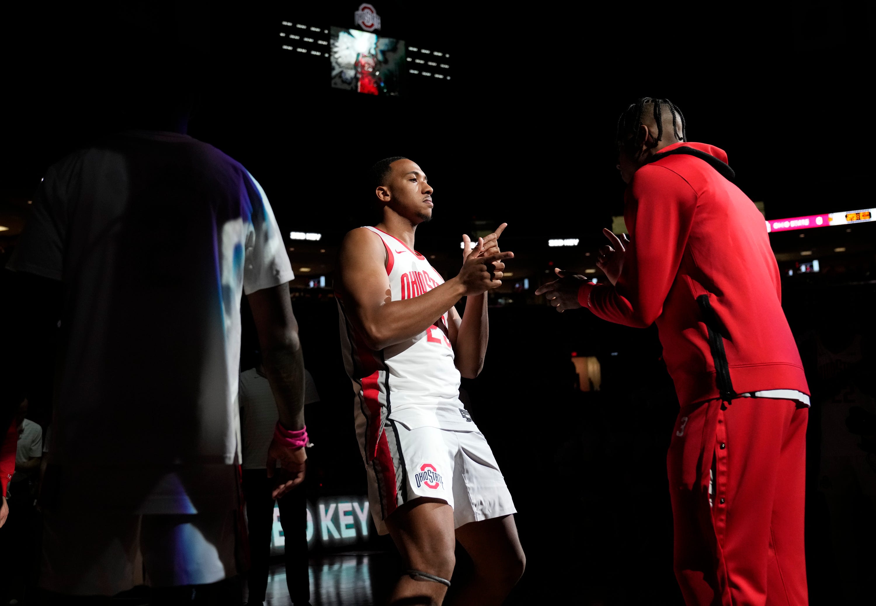 Zed Key's pet came up during the Ohio State, Towson broadcast