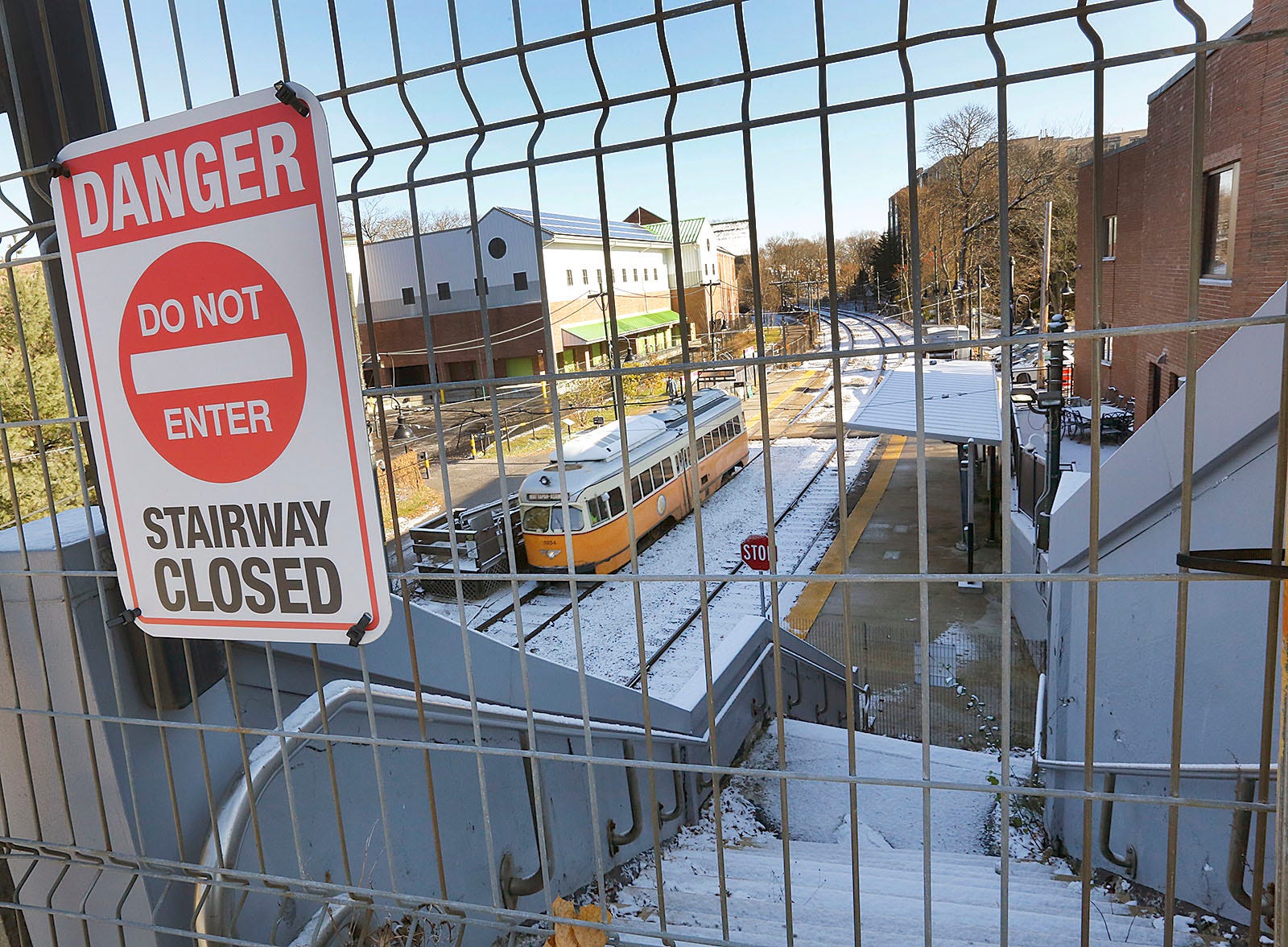 MBTA: Milton trolley station stairs to be torn down